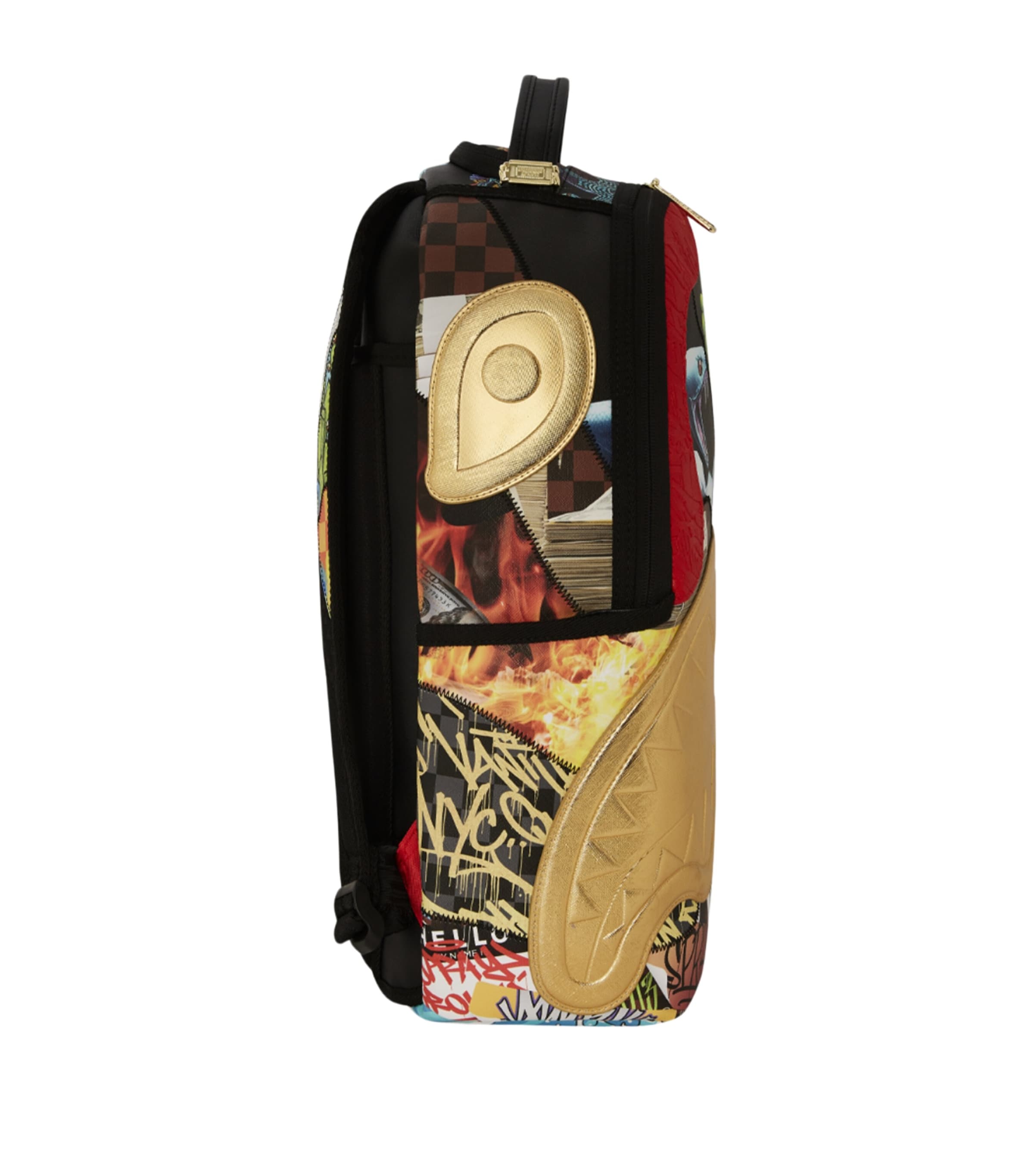 Sprayground Gold 15-Year Anniversary Golden Backpack | Harrods CN