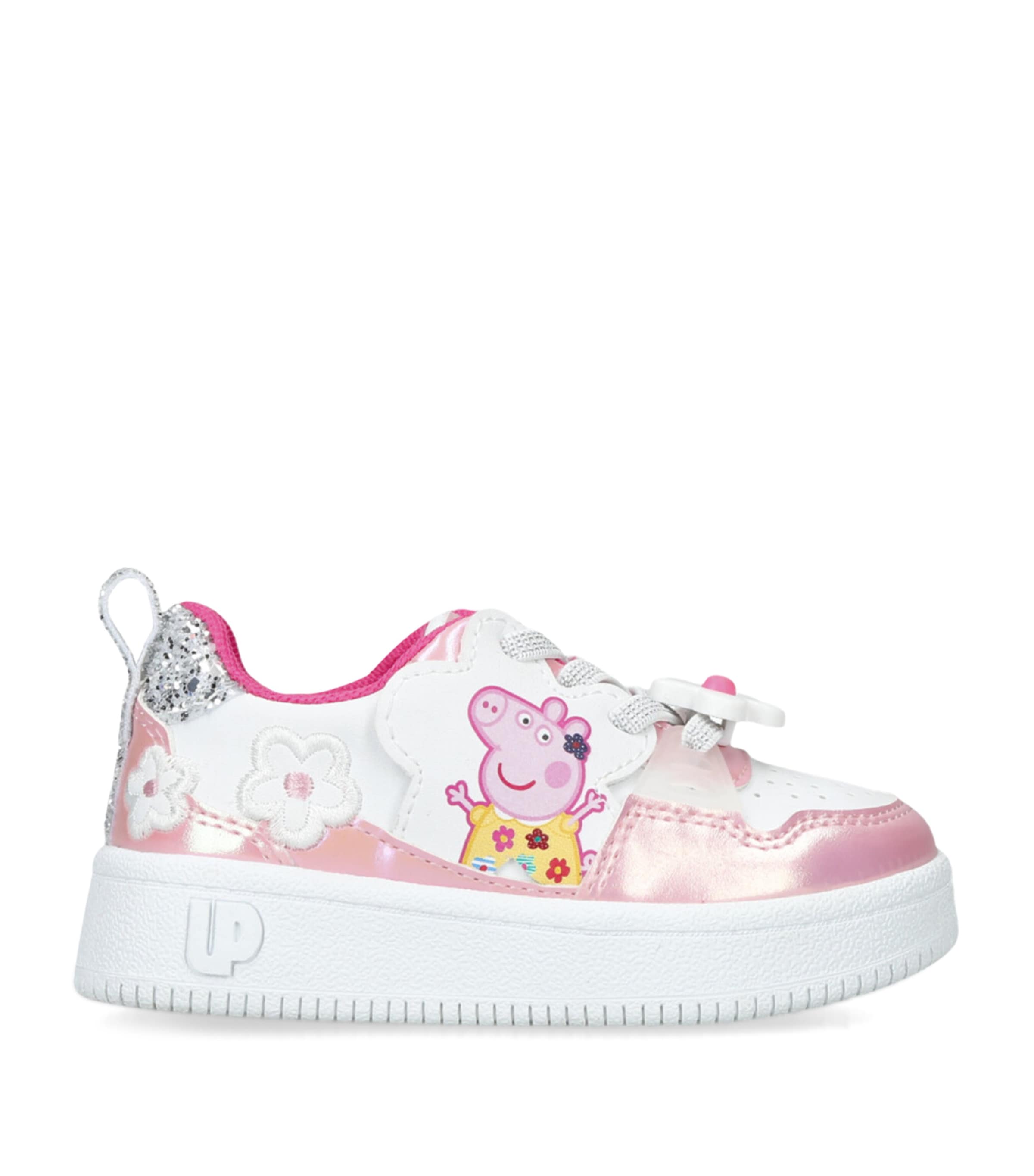 Ground Up Pink Peppa Pig Satin Sneakers | Harrods US