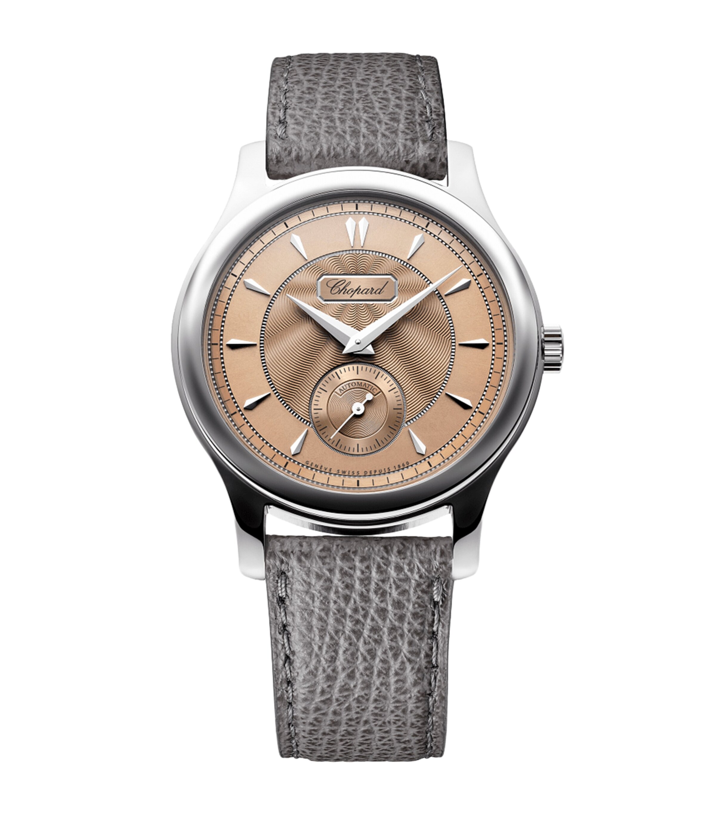 Chopard Lucent Steel L.U.C 1860 Watch 36.5mm | Harrods UK