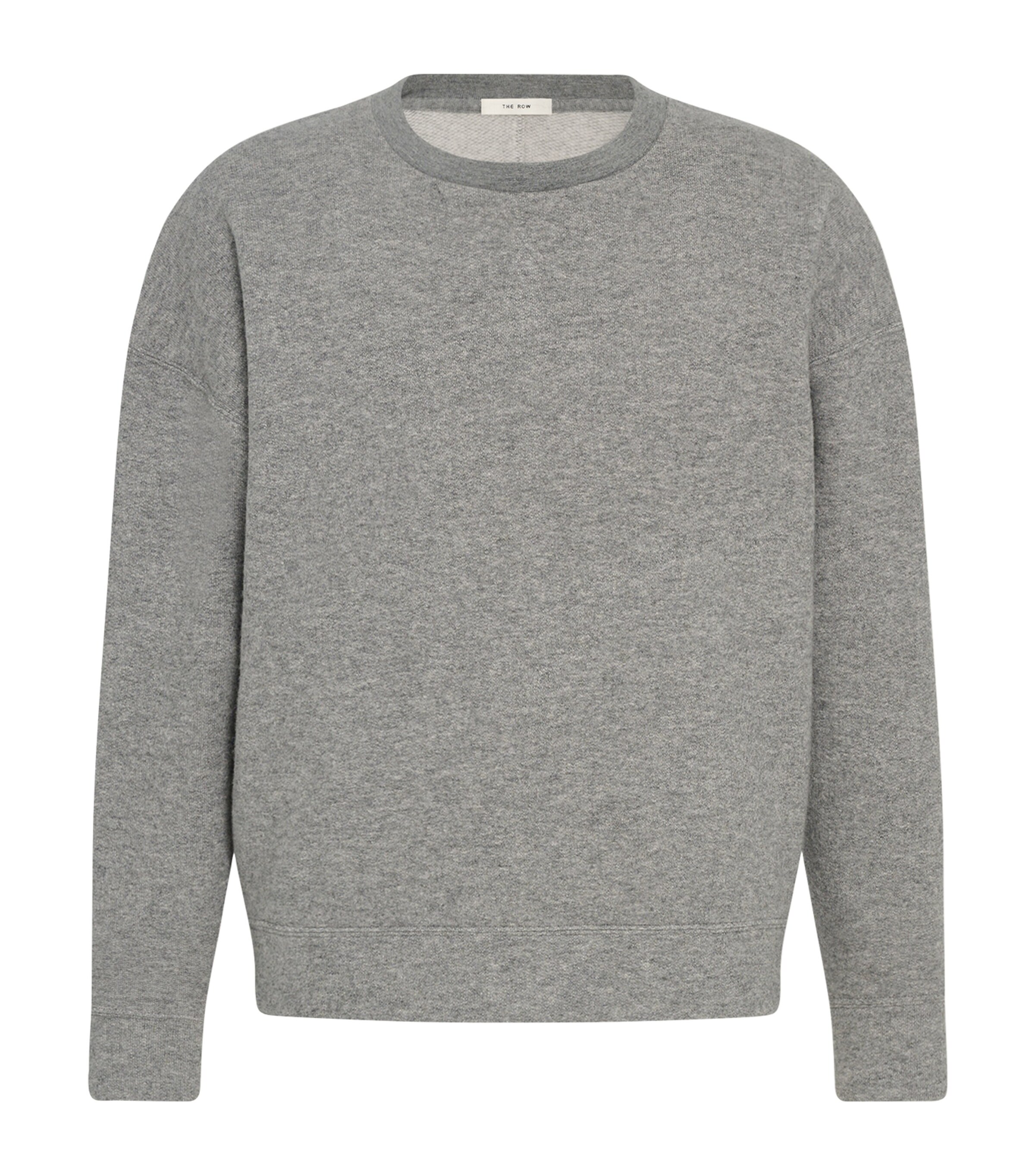The Row Grey Sedrik Cashmere-Cotton Sweatshirt | Harrods CA