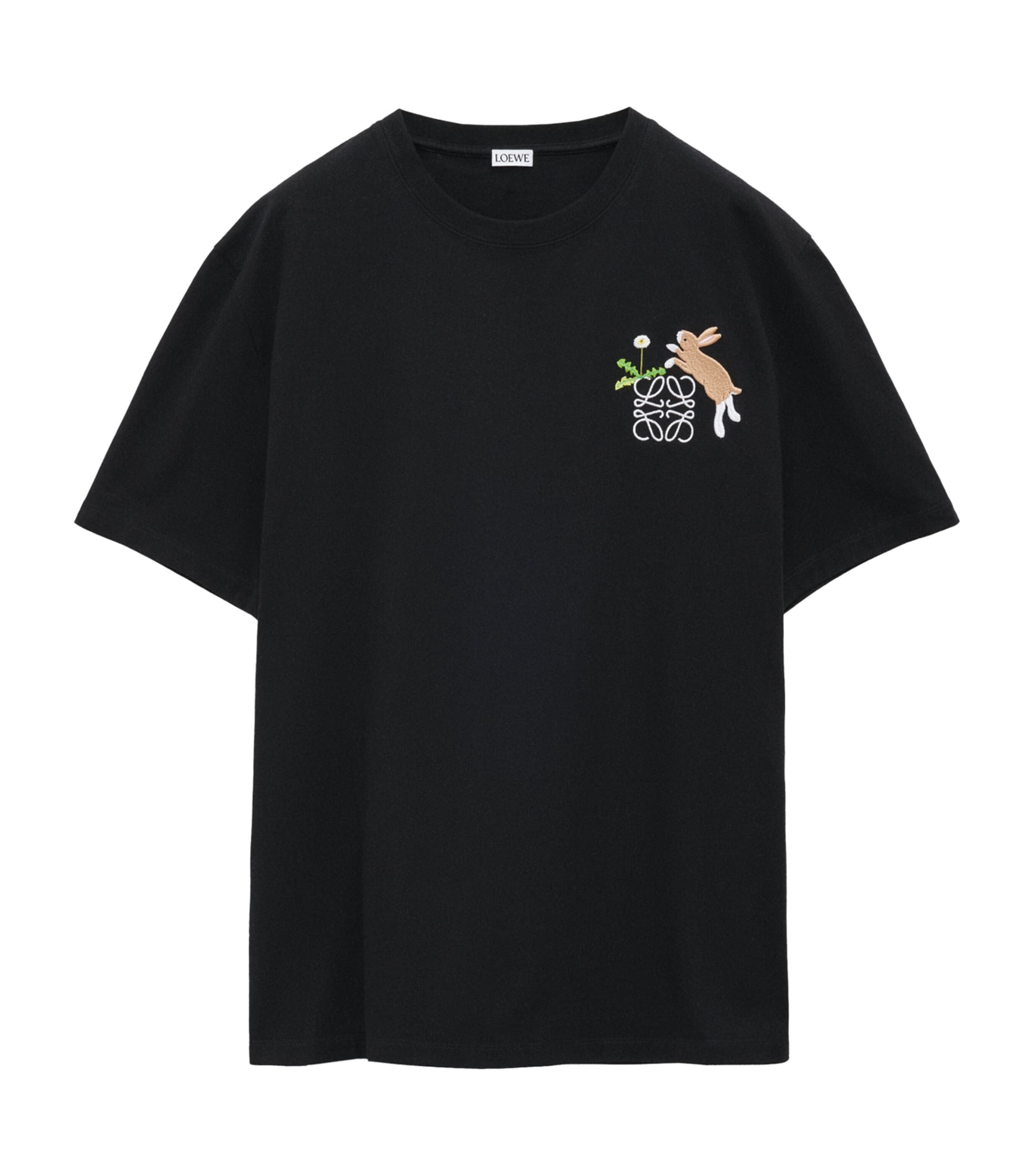 LOEWE Black x Suna Fujita Bunny Logo T-Shirt | Harrods AU