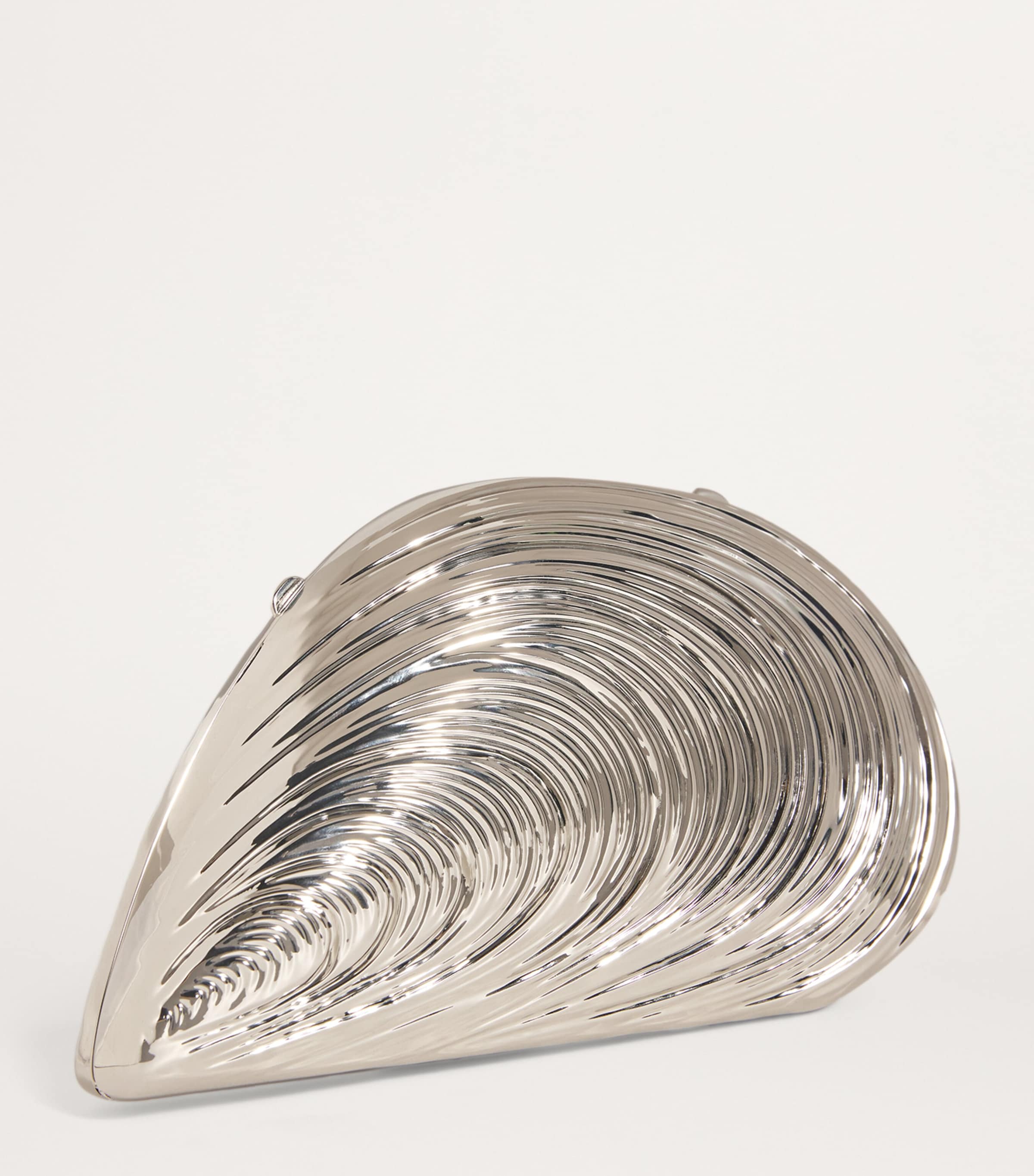 Simkhai Bridget Oyster Shell Clutch Bag | Harrods UK