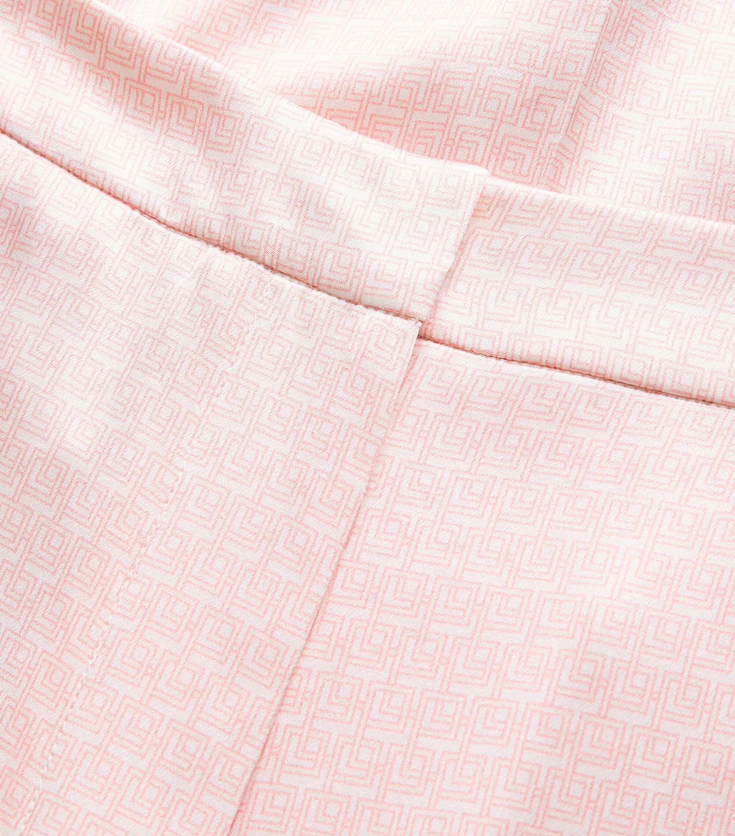 Laura Pitharas Pink Wool Wide-Leg Tailored Trousers | Harrods NL