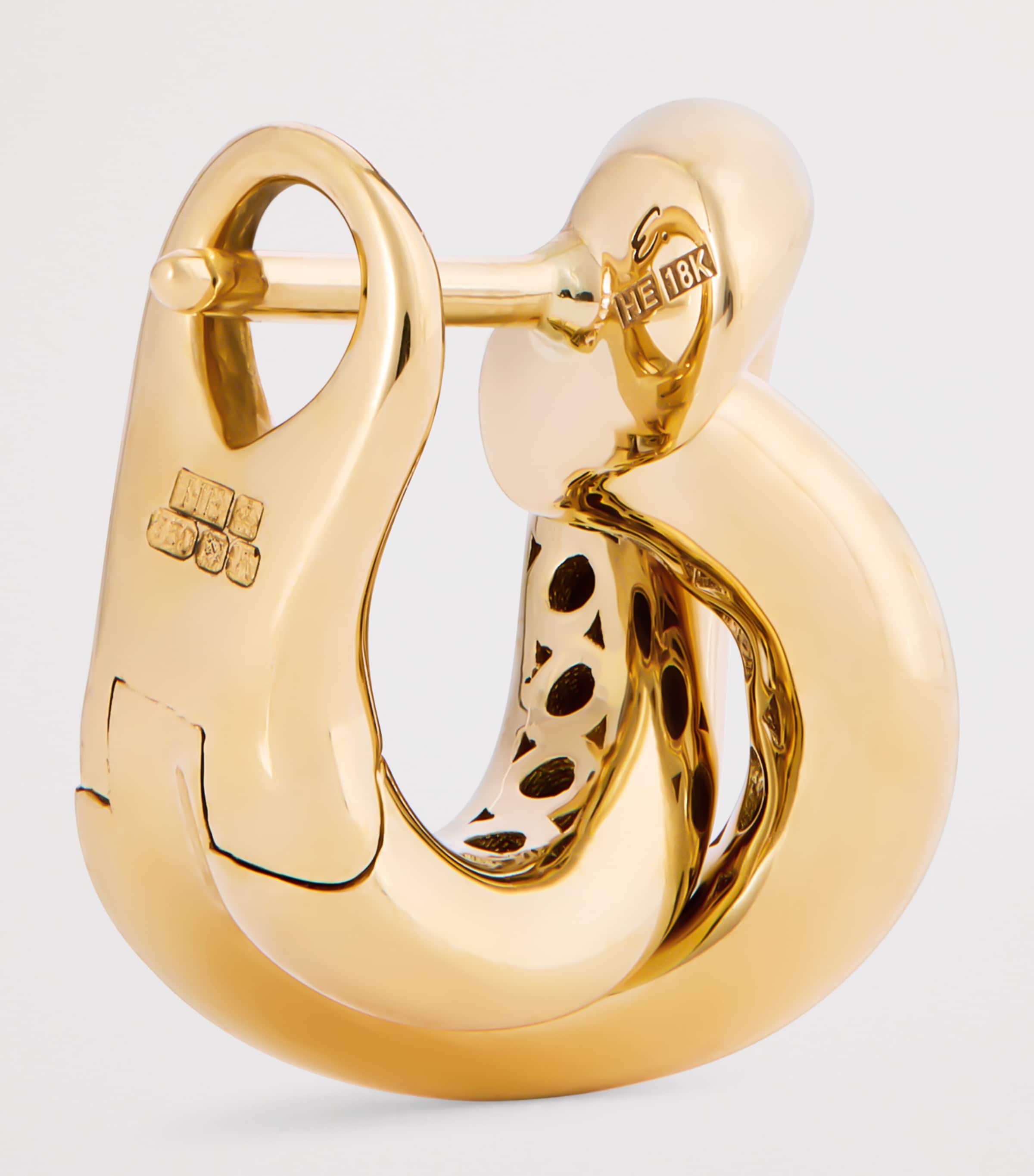 Engelbert Small Yellow Gold Legacy Knot Earrings | Harrods CA