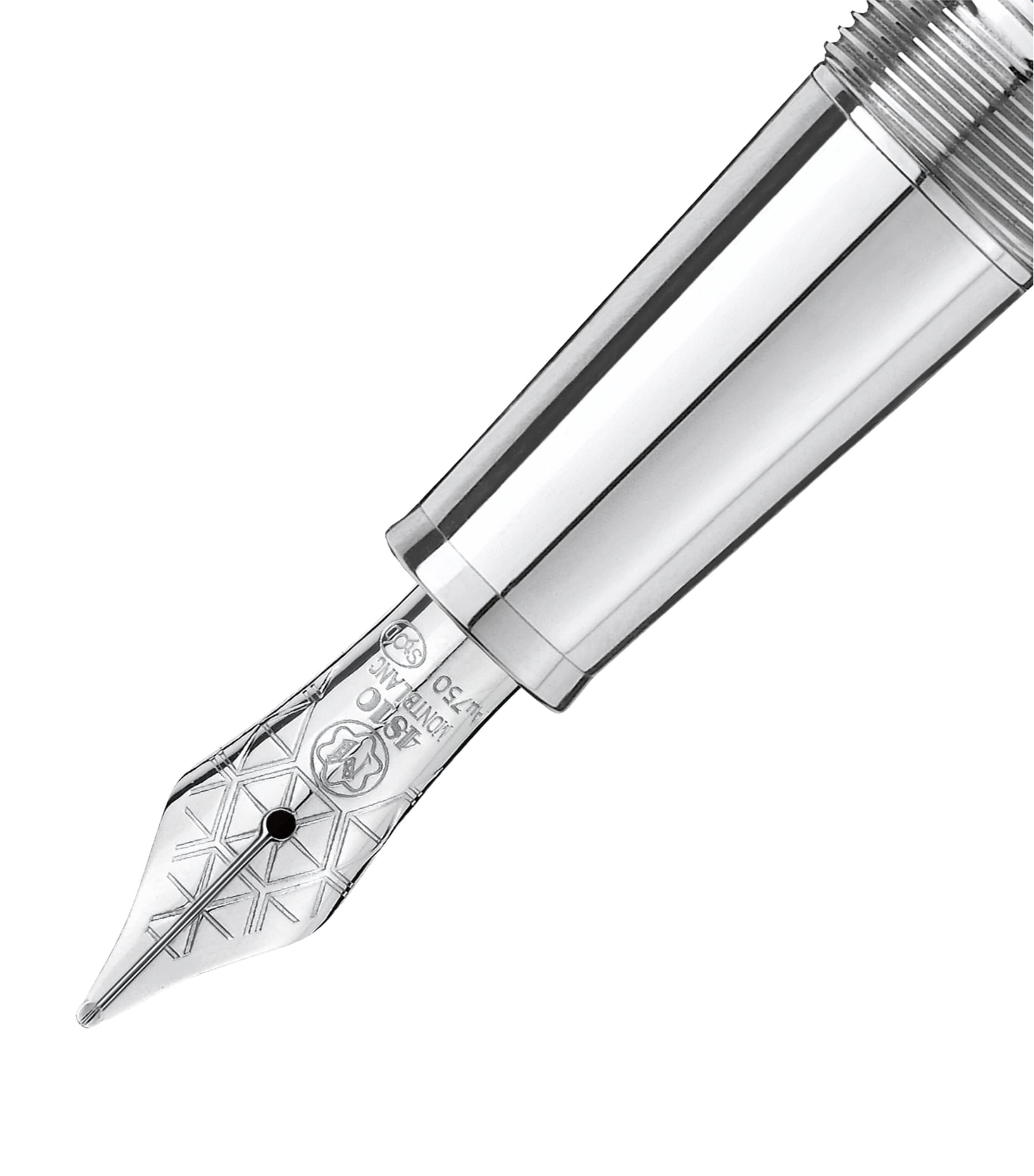 Montblanc Meisterstück Solitaire Blue Hour Classique Fountain Pen ...