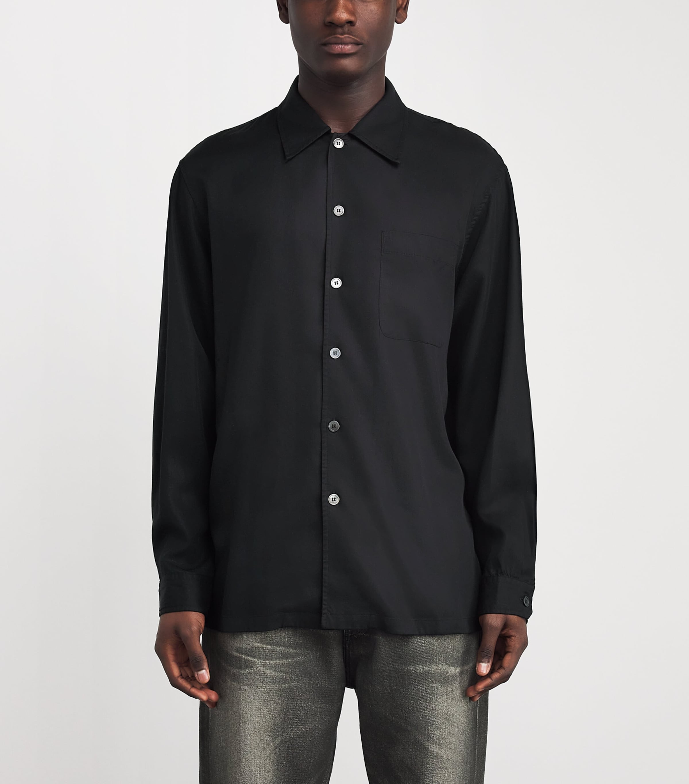 Our Legacy Black Poplin Shirt | Harrods US