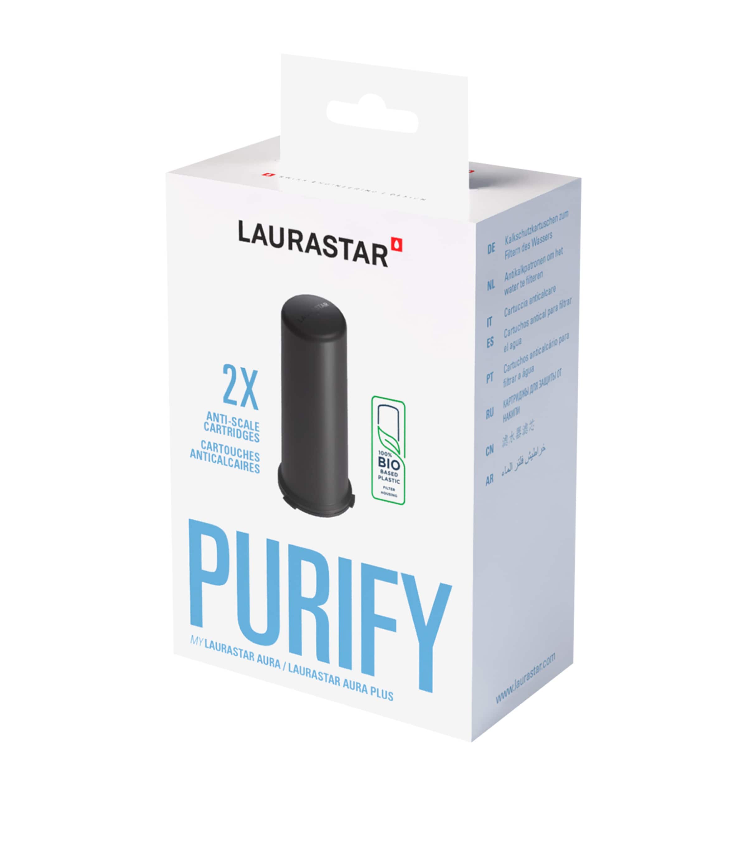 Laurastar Anti-Scale Cartridges (Pack of 2) | Harrods DE