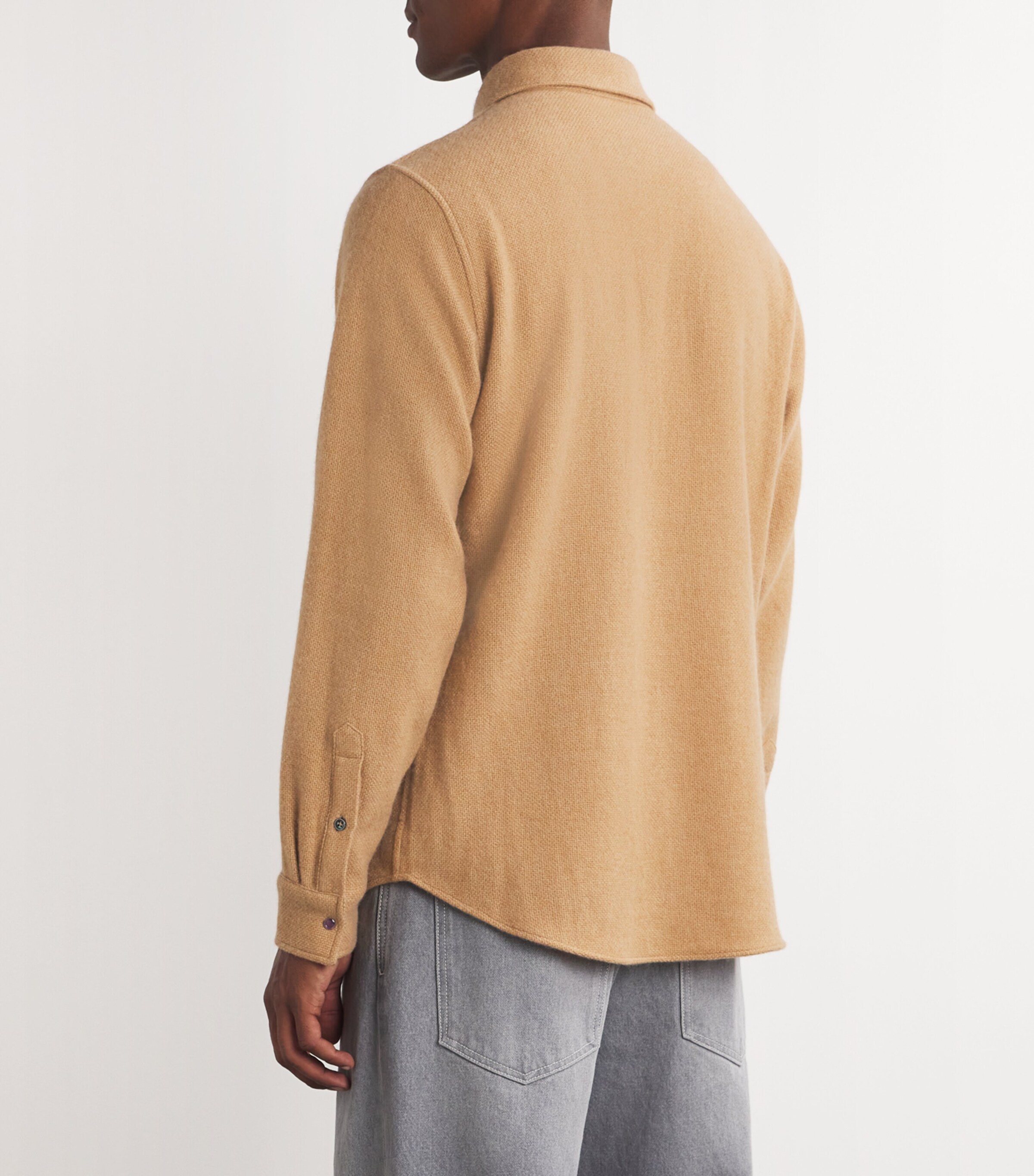 GOD'S TRUE CASHMERE Unisex Cashmere and Amethyst Bronze Shirt | Harrods UK