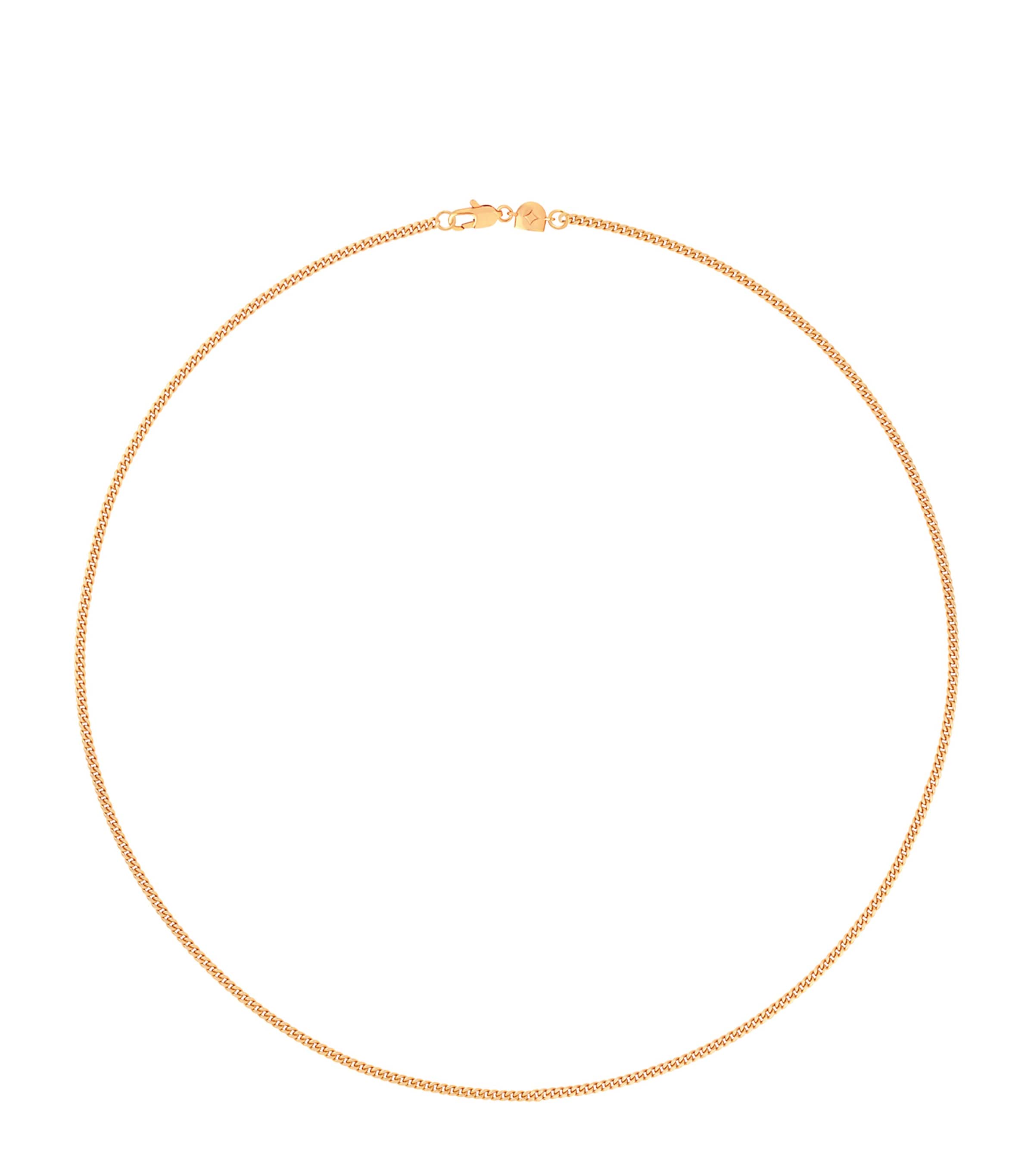 Astrid & Miyu Gold-Plated Curb Chain Necklace | Harrods US
