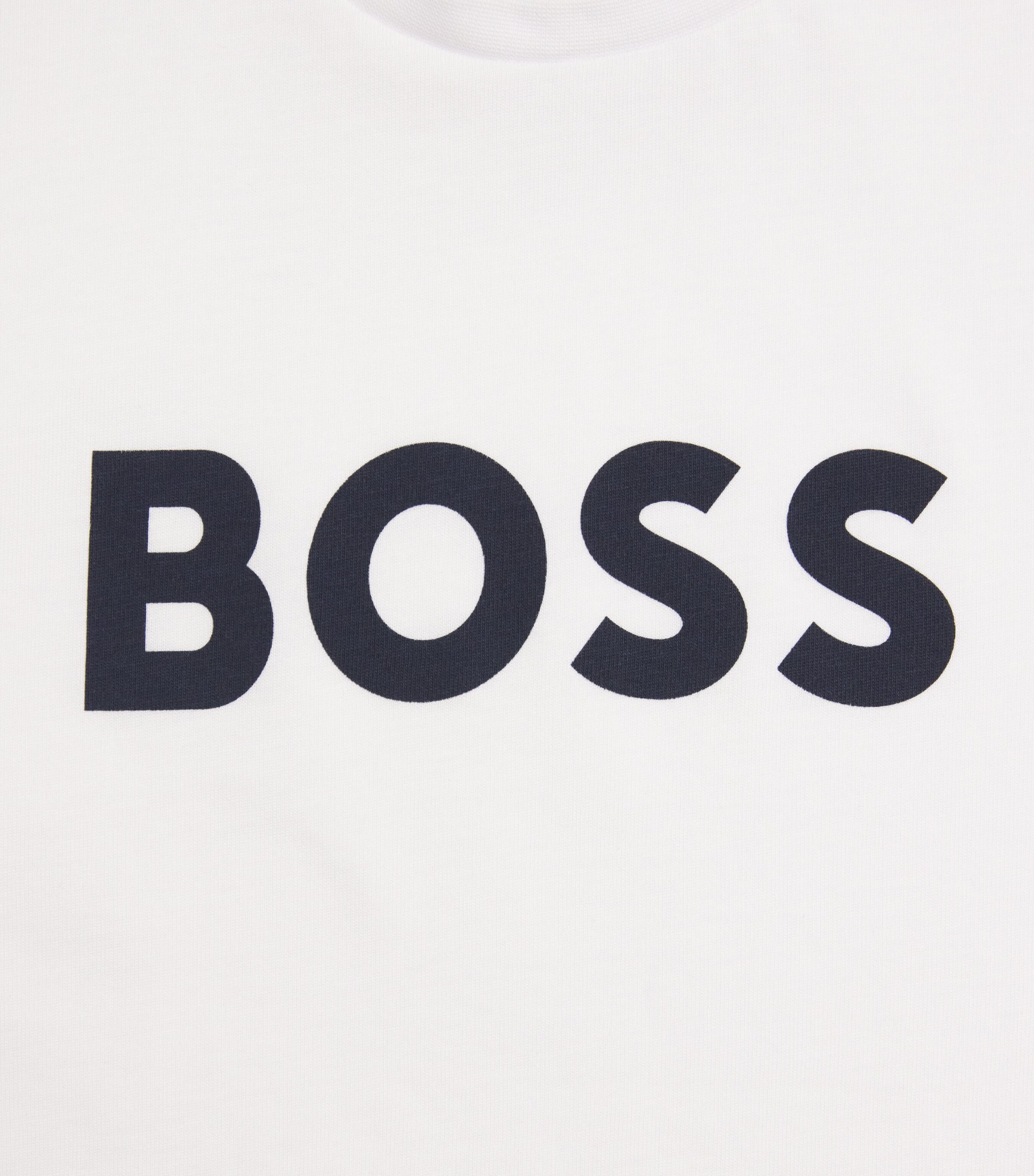 BOSS Kidswear White Cotton Logo T-Shirt (4-16 Years) | Harrods UK