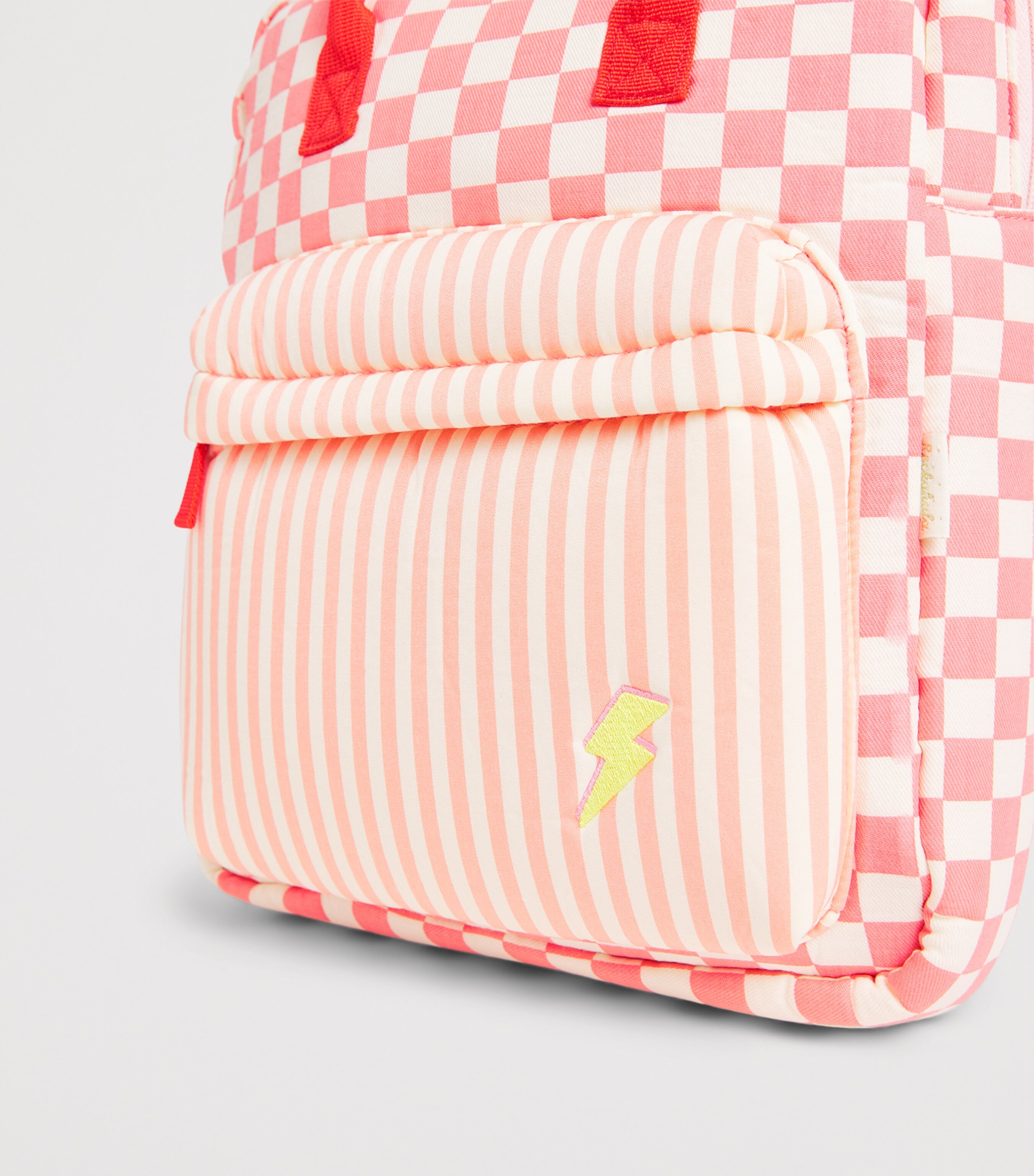 Rockahula Pink Cotton-Blend Check Backpack | Harrods UK