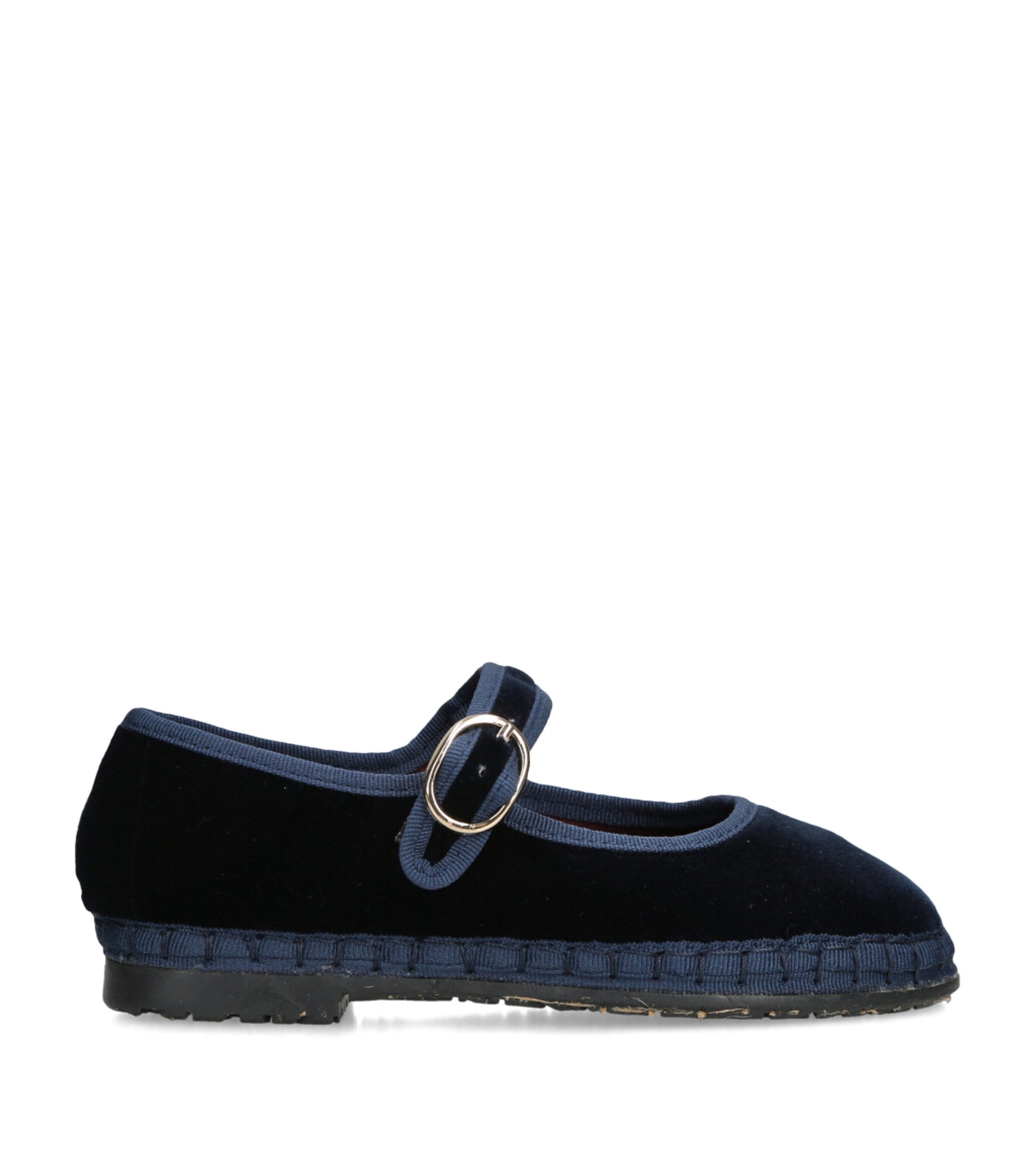 Flabelus Blue Velvet Molly Mary Janes | Harrods US