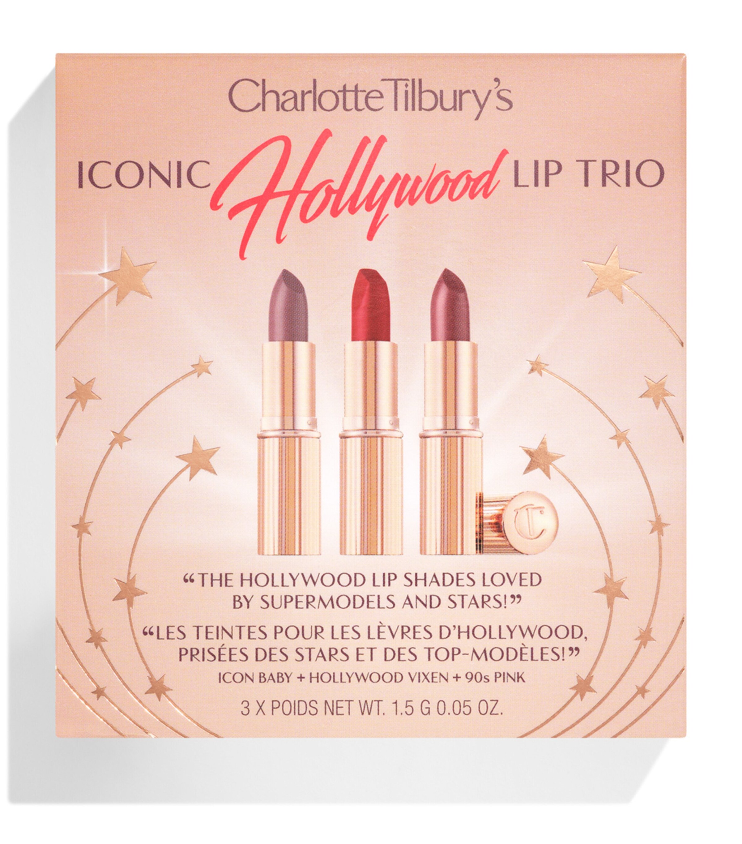 Charlotte Tilbury Charlotte's Iconic Hollywood Lip Trio Gift Set ...