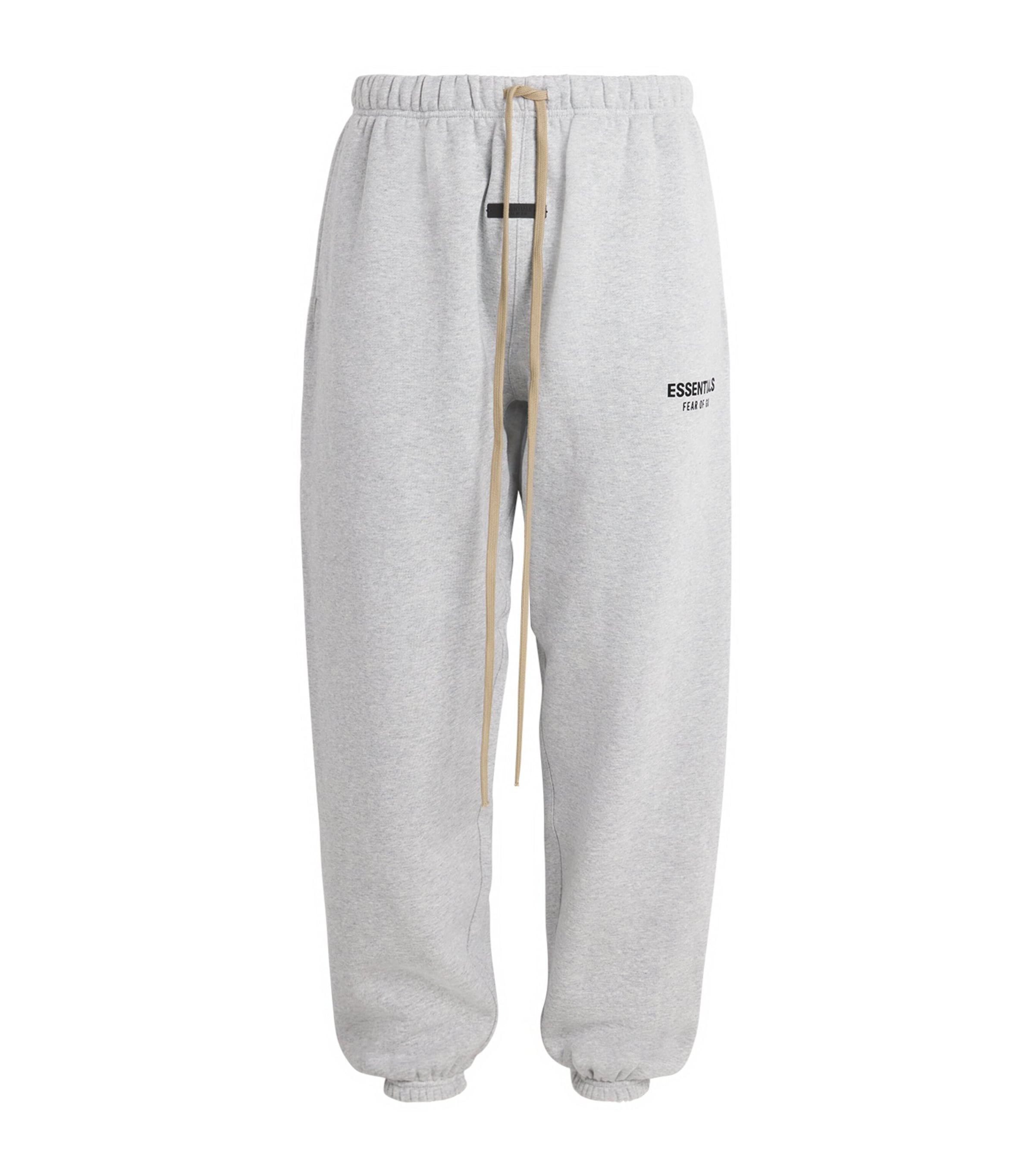 FEAR OF GOD ESSENTIALS Grey Cotton-Blend Logo Sweatpants | Harrods US