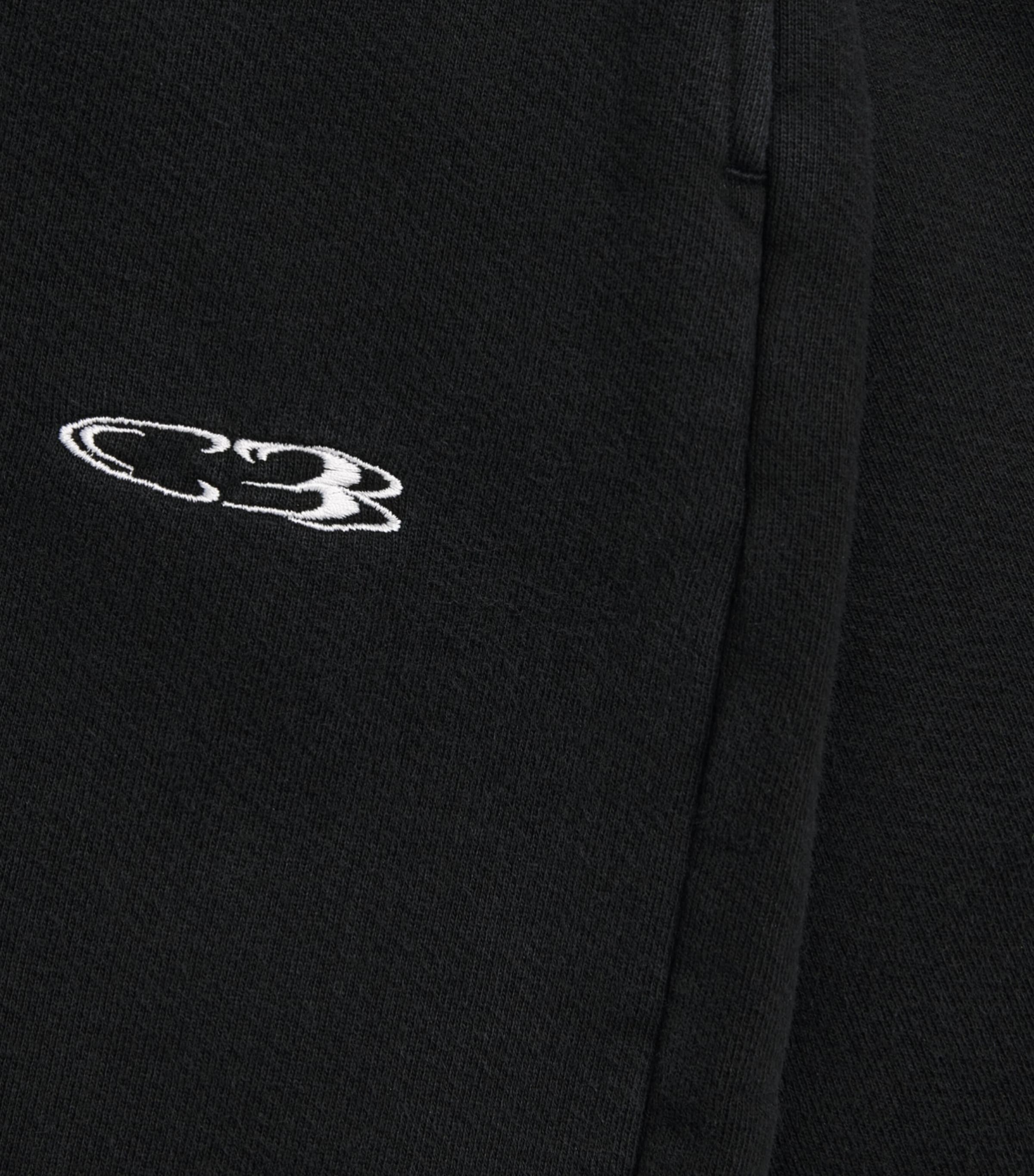 COLE BUXTON Black Cotton Jersey Sweatshorts | Harrods US