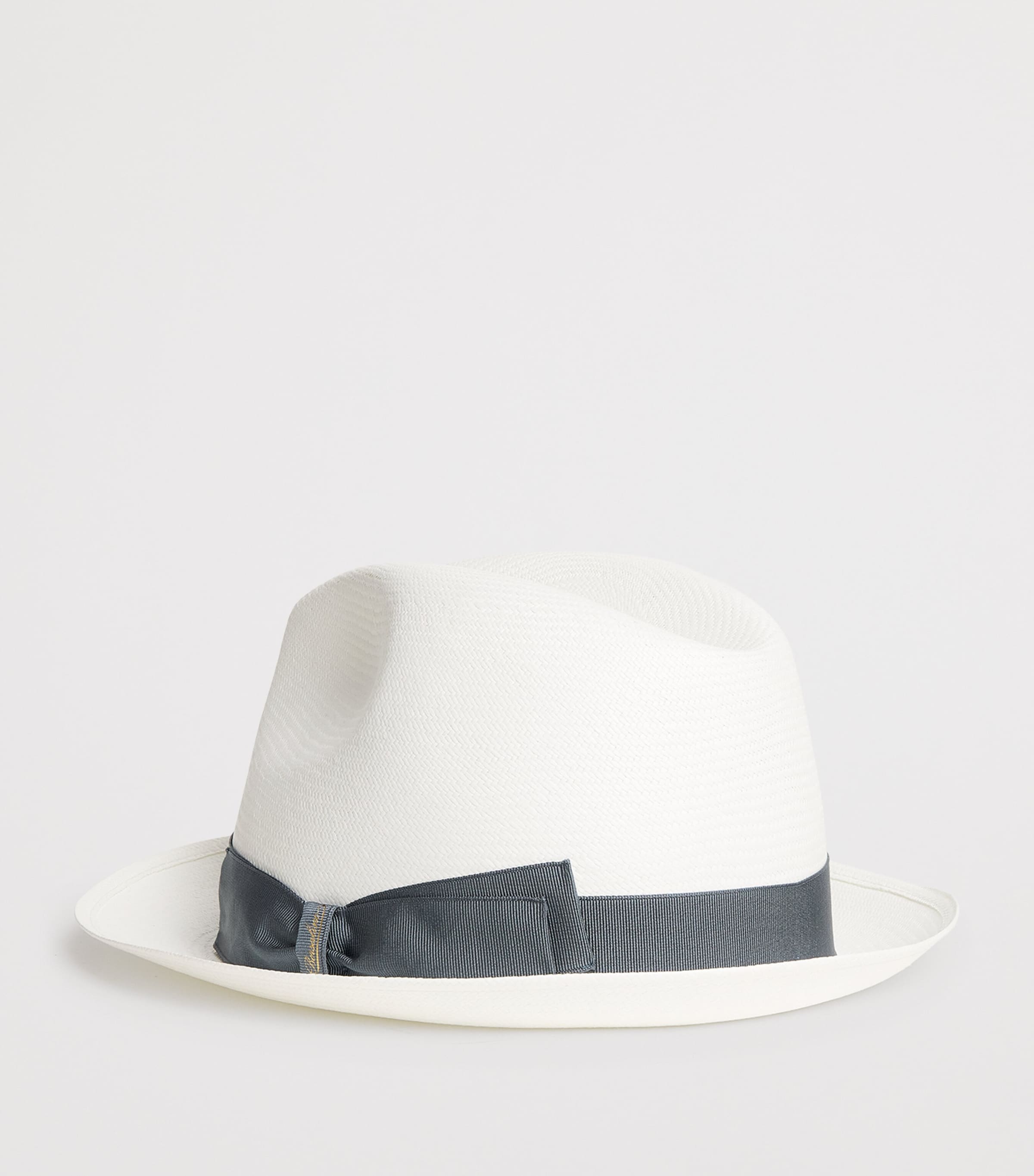 Borsalino Multi Small Straw Trilby Hat | Harrods US