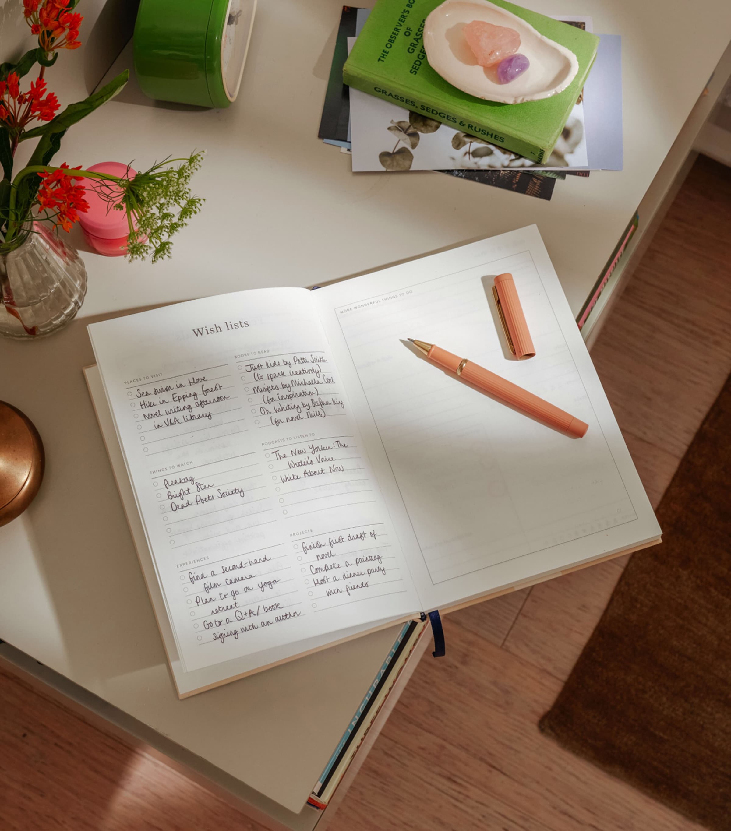 Papier Happy Stripes Wellness Journal | Harrods CA