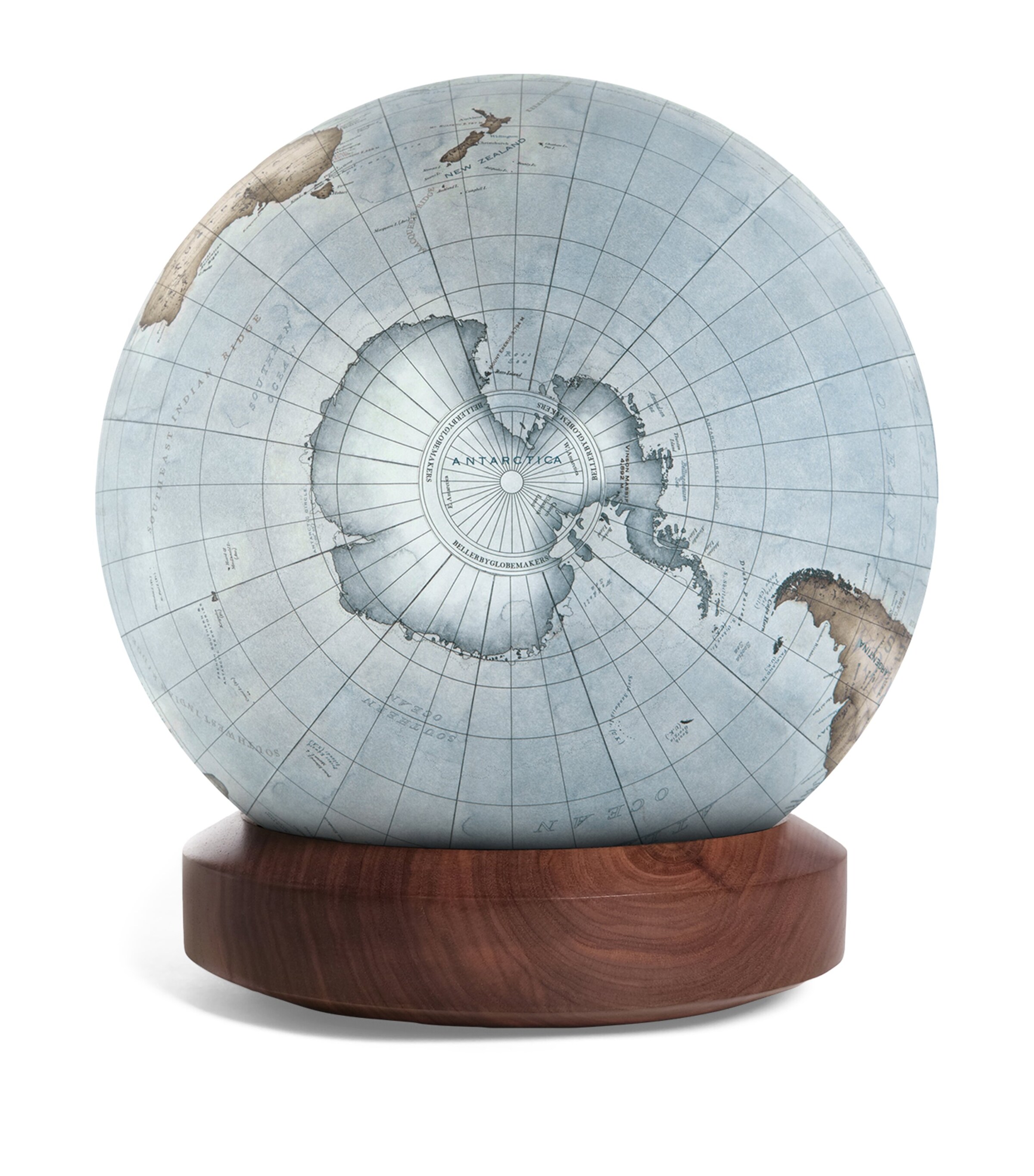 Bellerby Blue The Walnut Albion Desk Globe (22cm) | Harrods UK