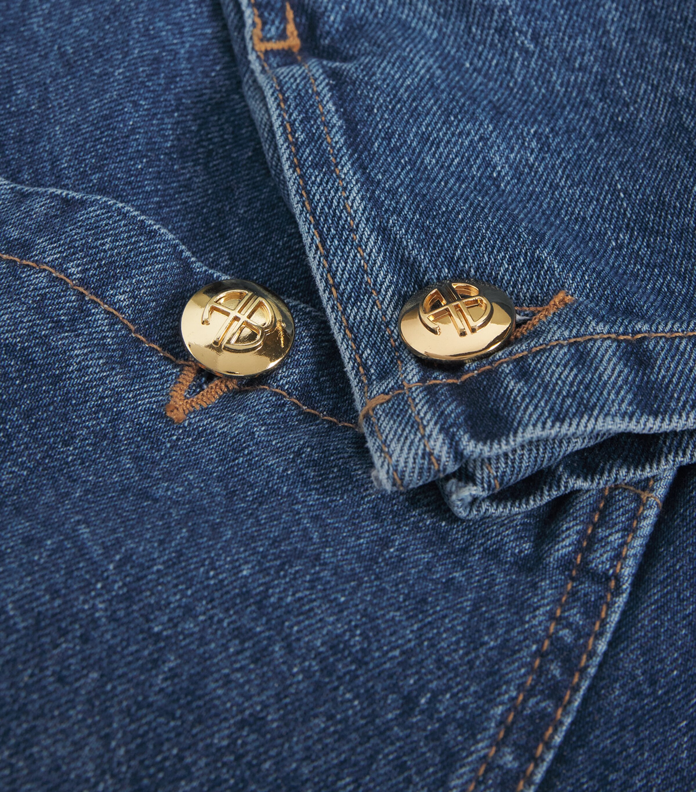 ANINE BING Blue Denim Luca Shirt Jacket | Harrods UK