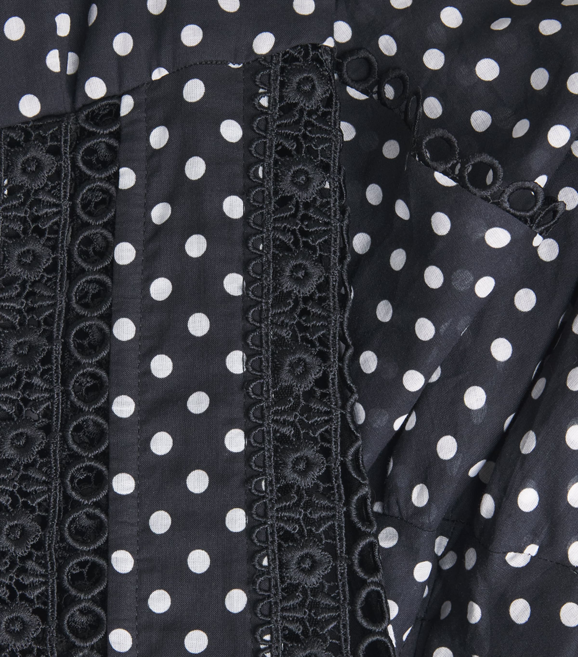 Charo Ruiz Ibiza Black Polka-Dot Carmen Mini Dress | Harrods UK