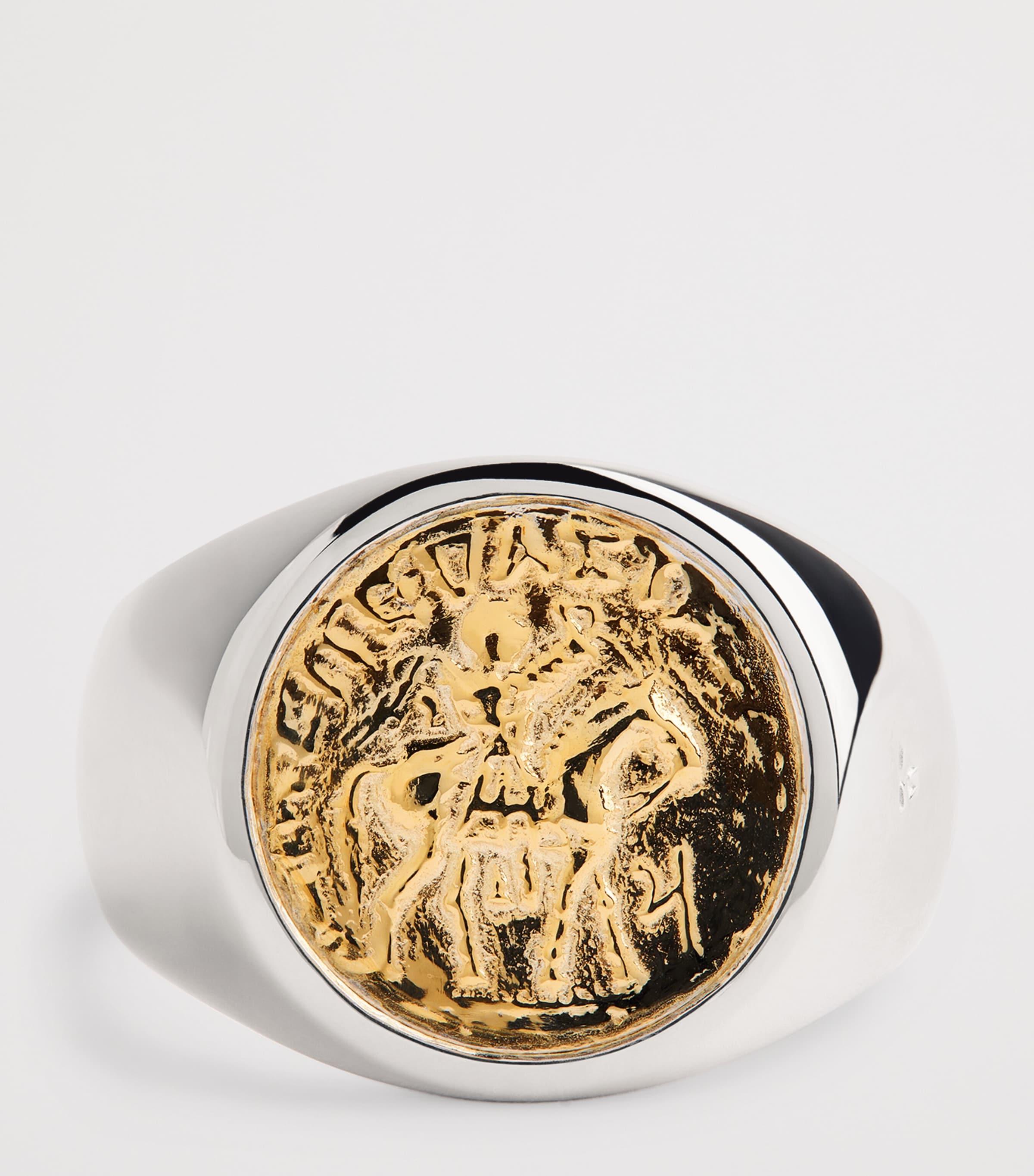 Tom Wood Sterling Silver Coin Ring | Harrods CA
