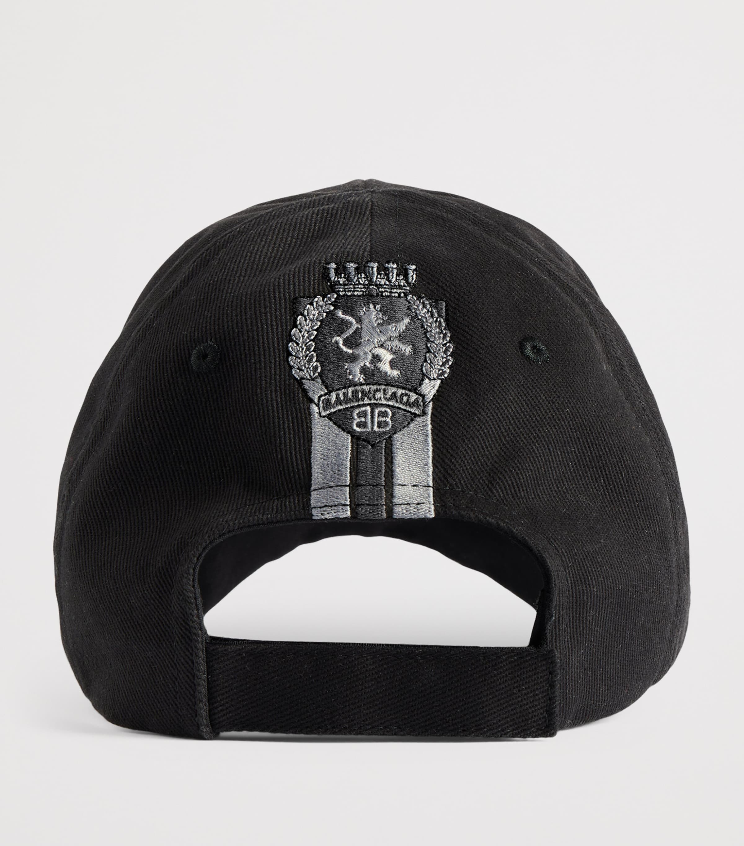 Balenciaga Black Logo Football Cap | Harrods DE