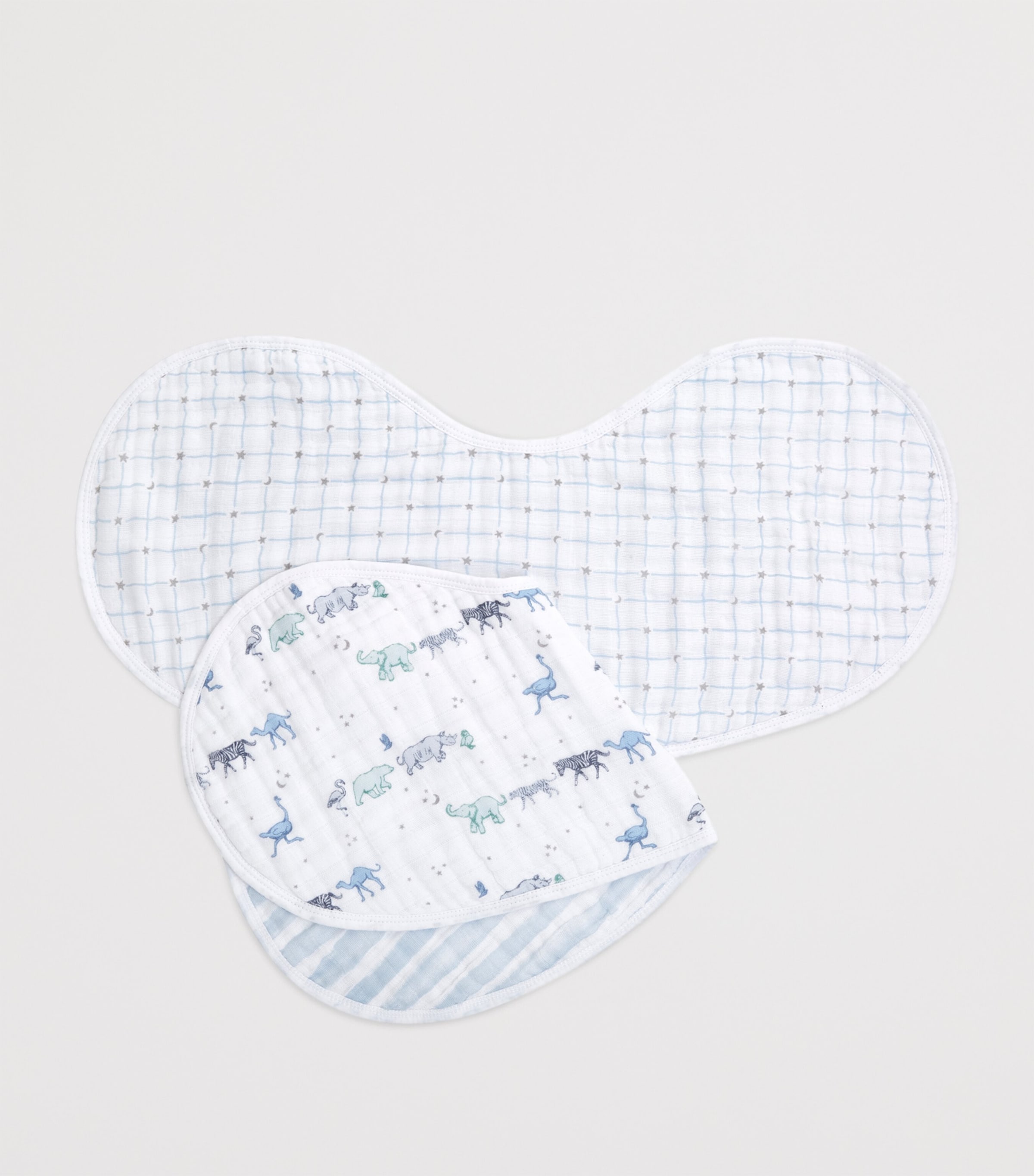 aden + anais Multi Rising Star Burpy Bibs (Set of 2) | Harrods UK