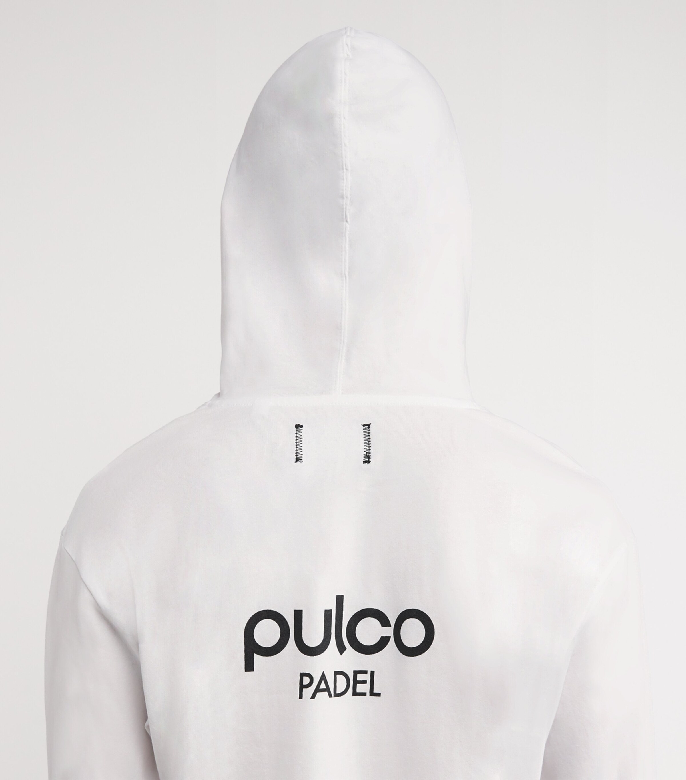 Pulco Studios White Cotton Padelista Hoodie | Harrods US