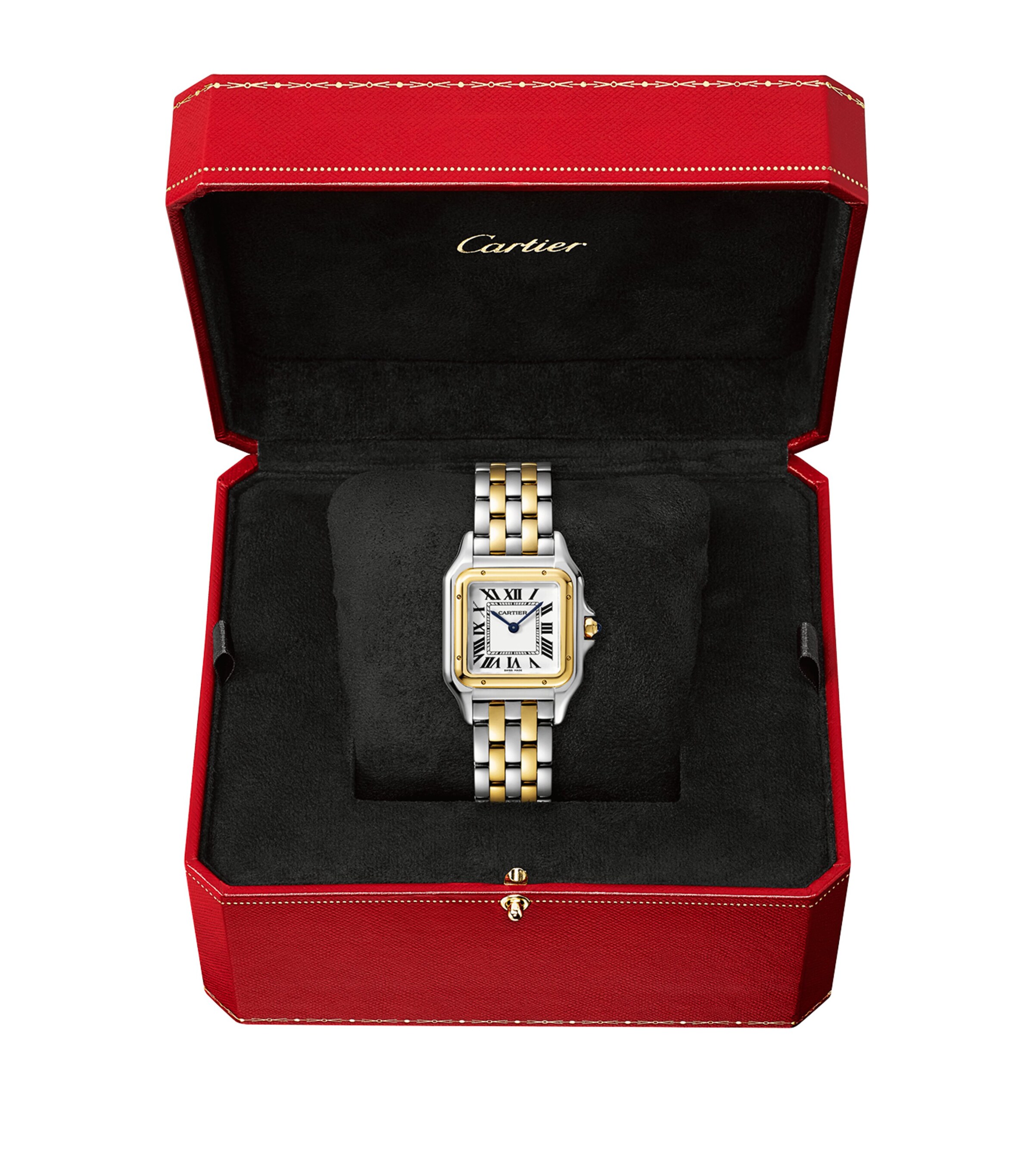 Cartier Medium Yellow Gold and Stainless Steel Panthère de Cartier ...