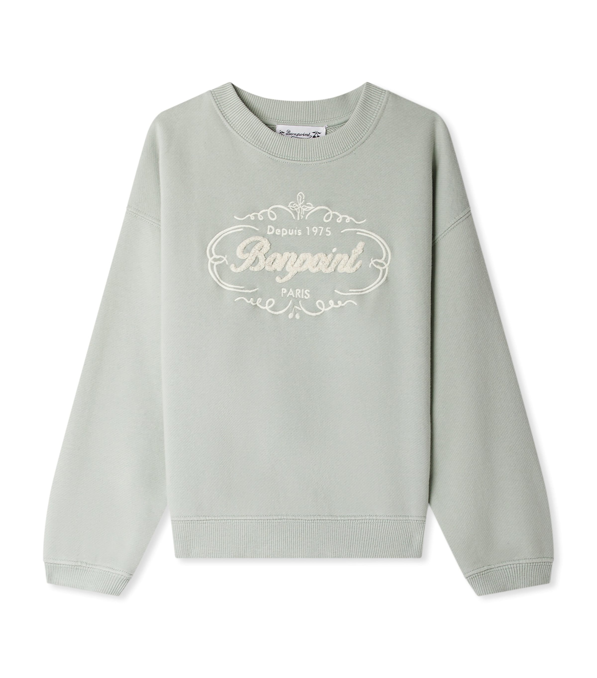 Bonpoint Beige Cotton Tonino Sweatshirt (4-8 Years) | Harrods UK