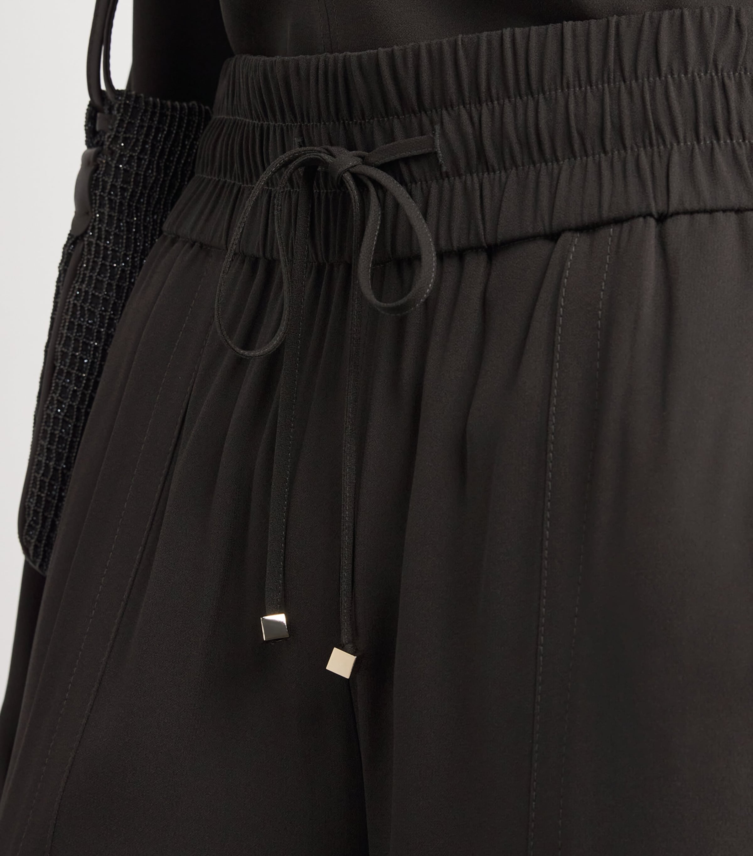 Joseph Brown Crepe Dee Wide-Leg Trousers | Harrods US