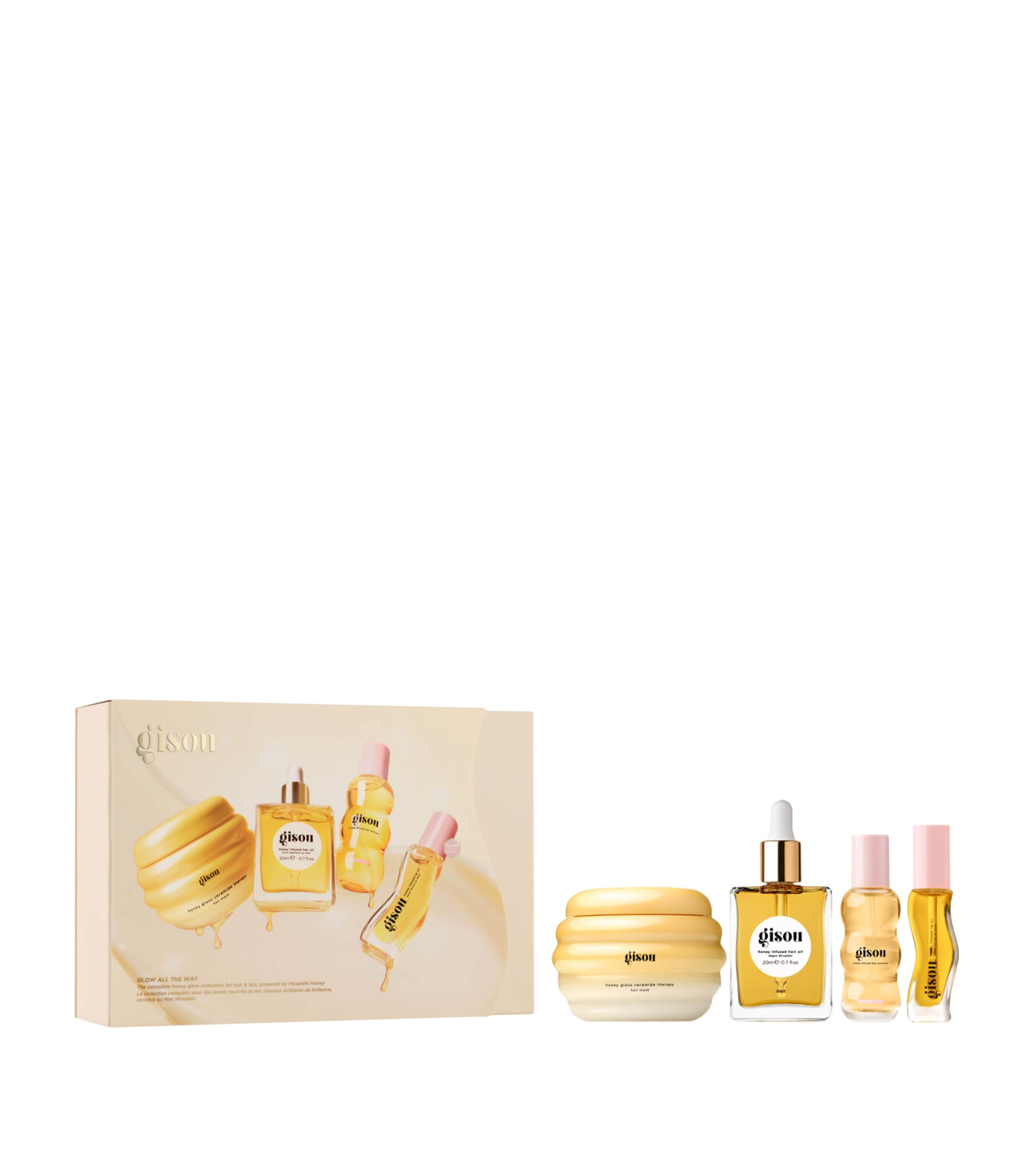 Gisou Glow All The Way Gift Set (Worth £81) | Harrods UK
