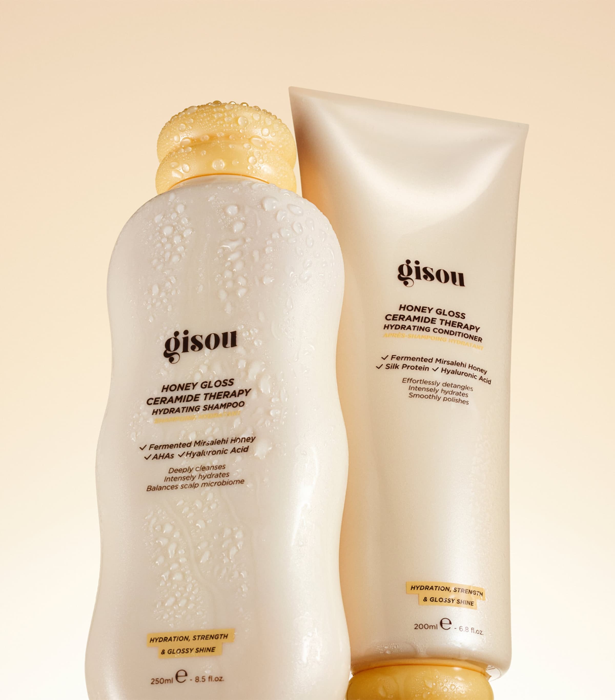 Gisou Honey Gloss Ceramide Therapy Hydrating Shampoo (75ml) | Harrods SA