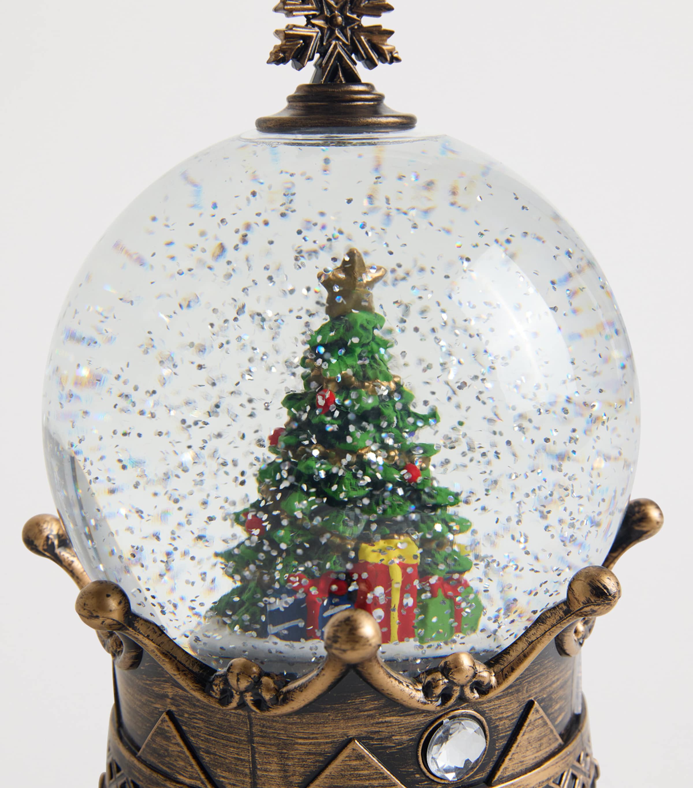 Harrods LED Christmas Tree Snow Globe | Harrods US