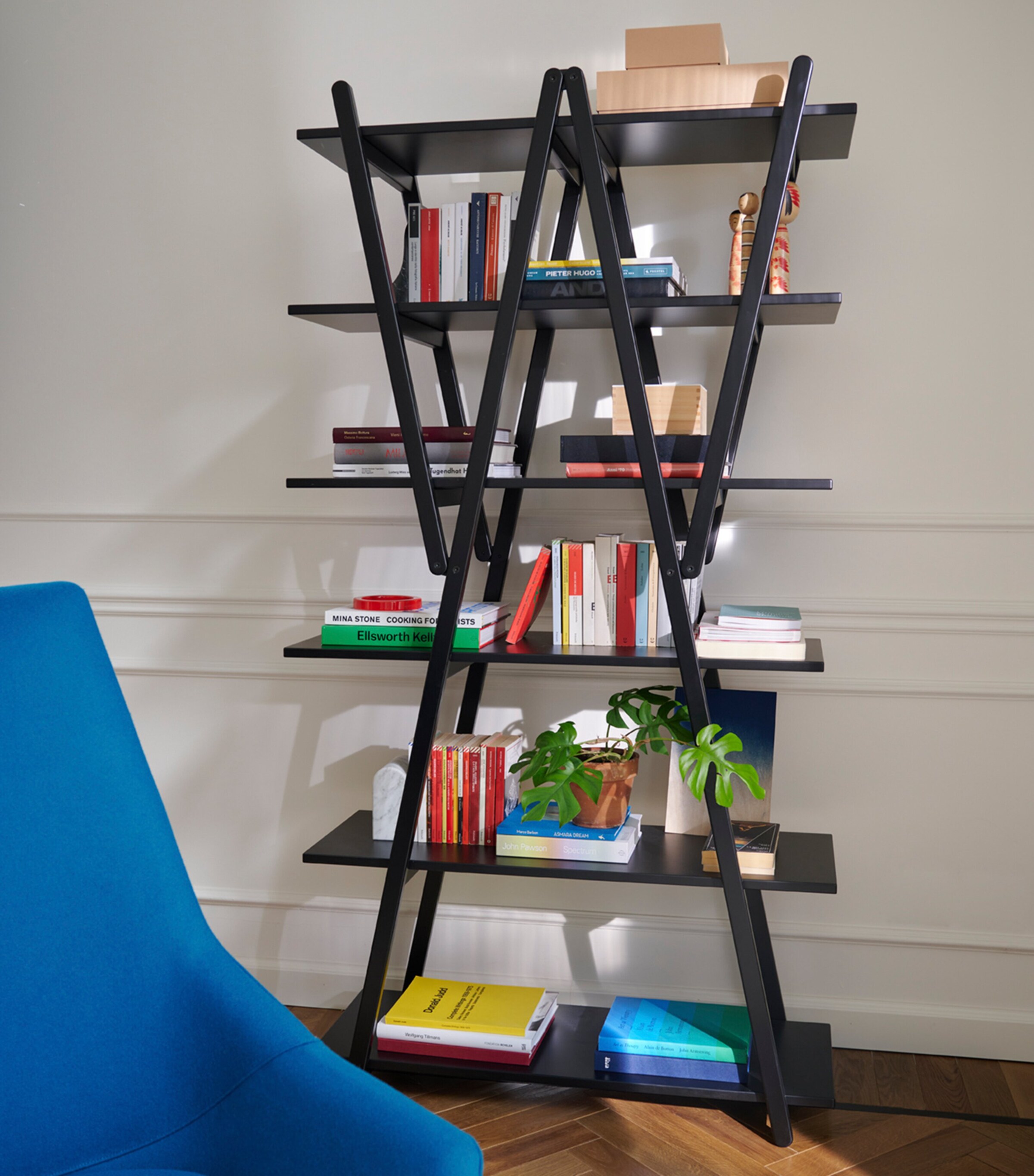 Cassina Black Nuvola Rossa Bookcase | Harrods UK