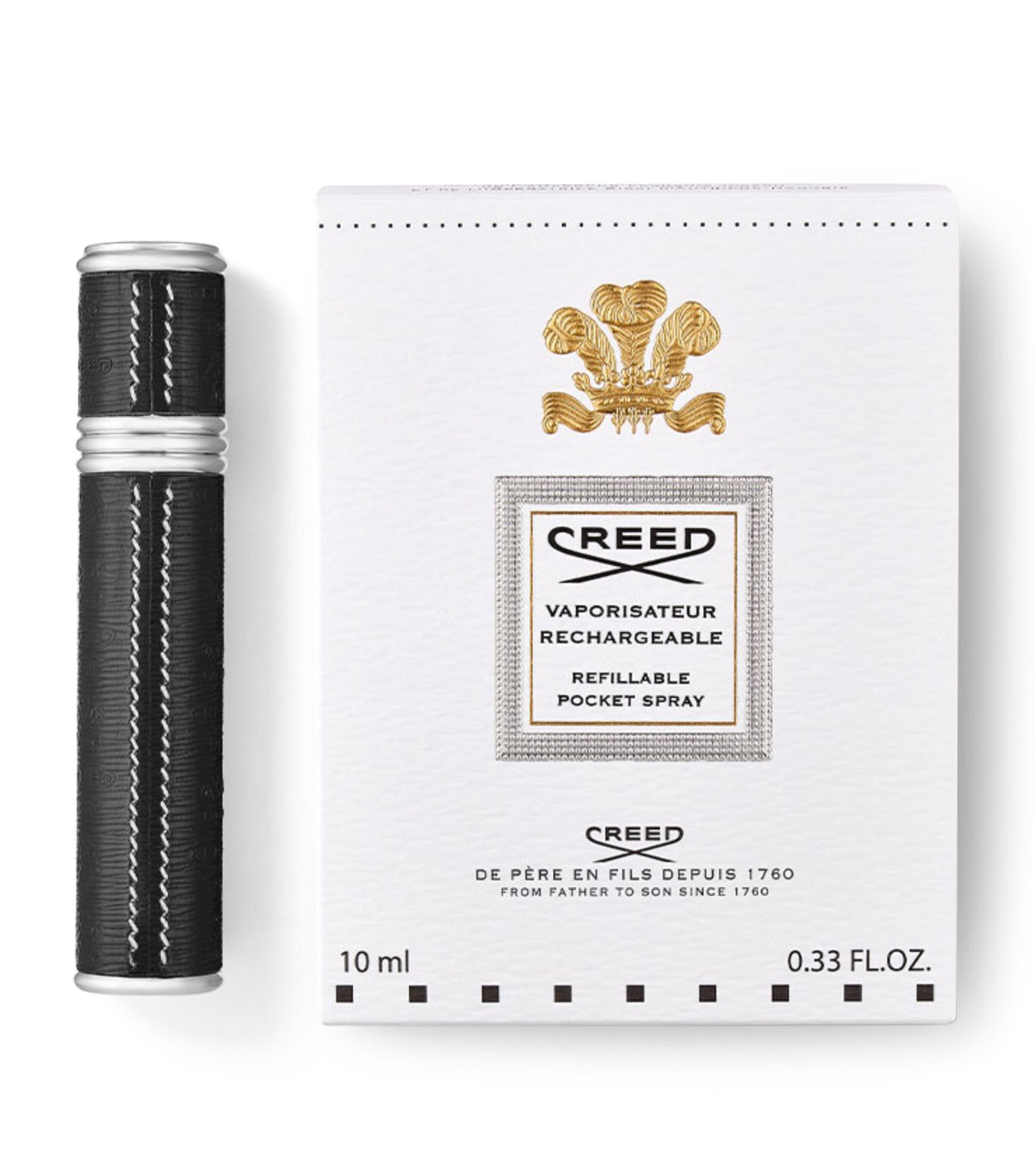 Creed Refillable Travel Atomiser (10ml) - Black | Harrods US