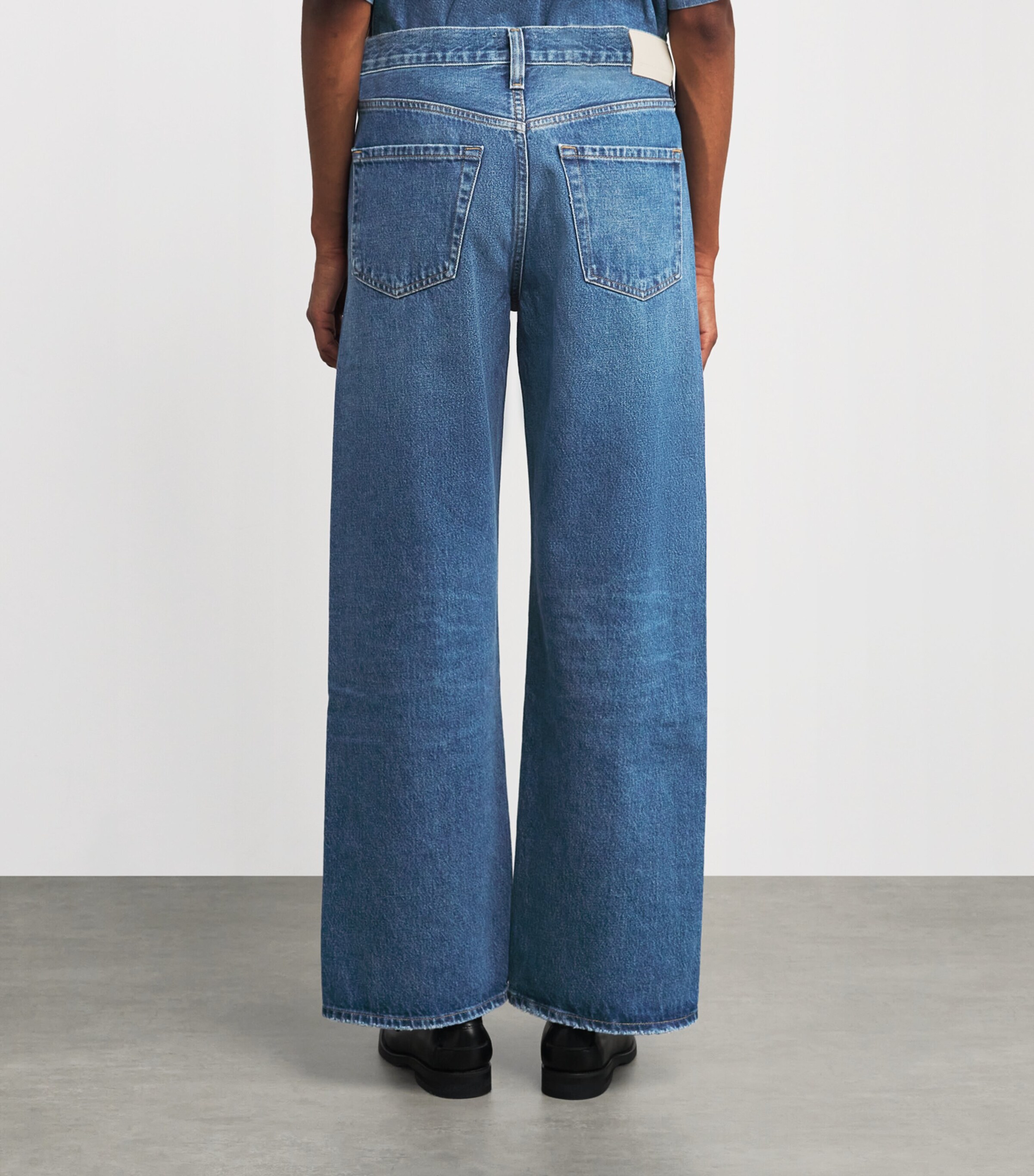 Citizens of Humanity Blue Lindz Low-Rise Straight Jeans | Harrods US