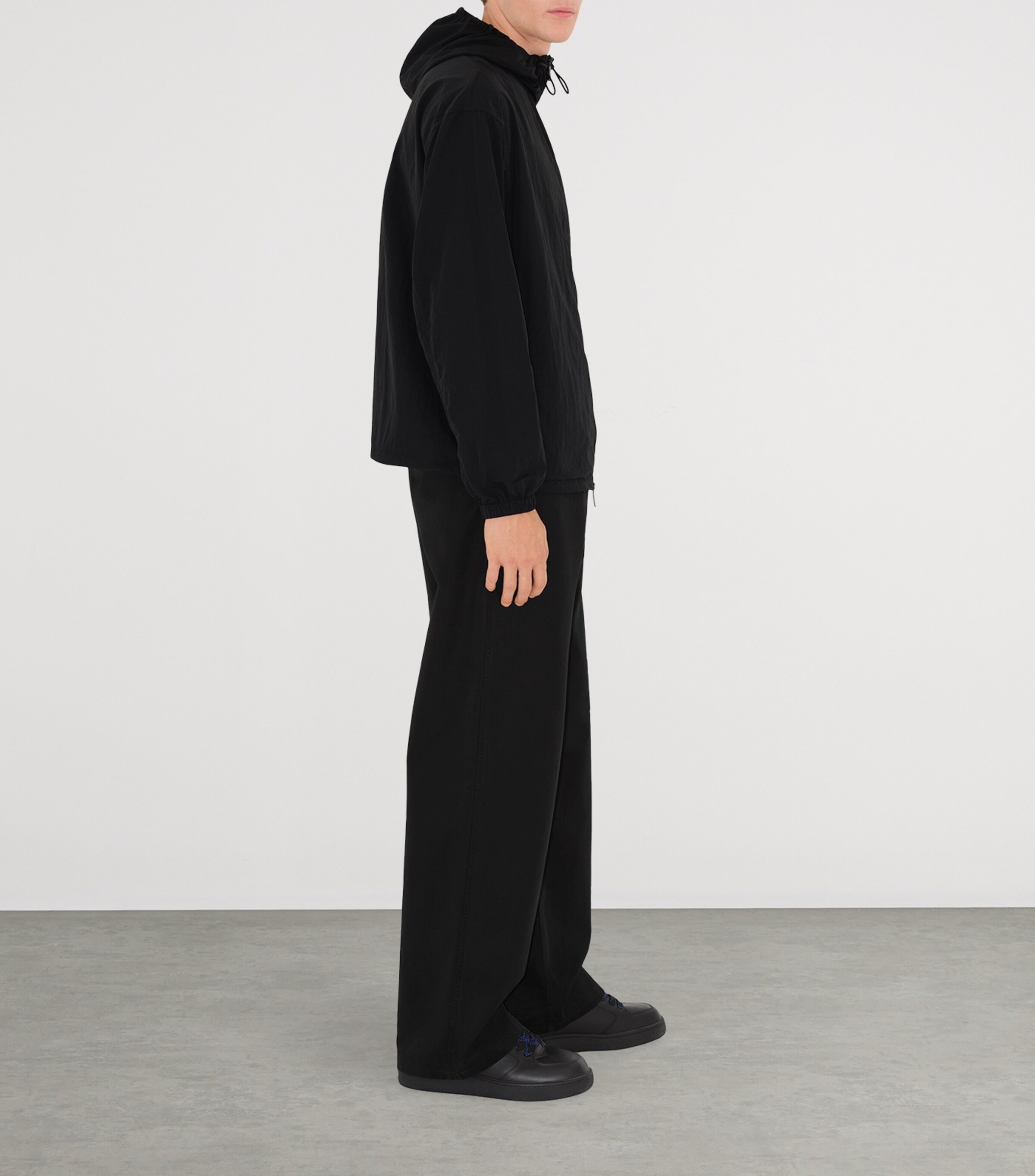 Burberry Black Hooded Equestrian Knight Jacket | Harrods NL