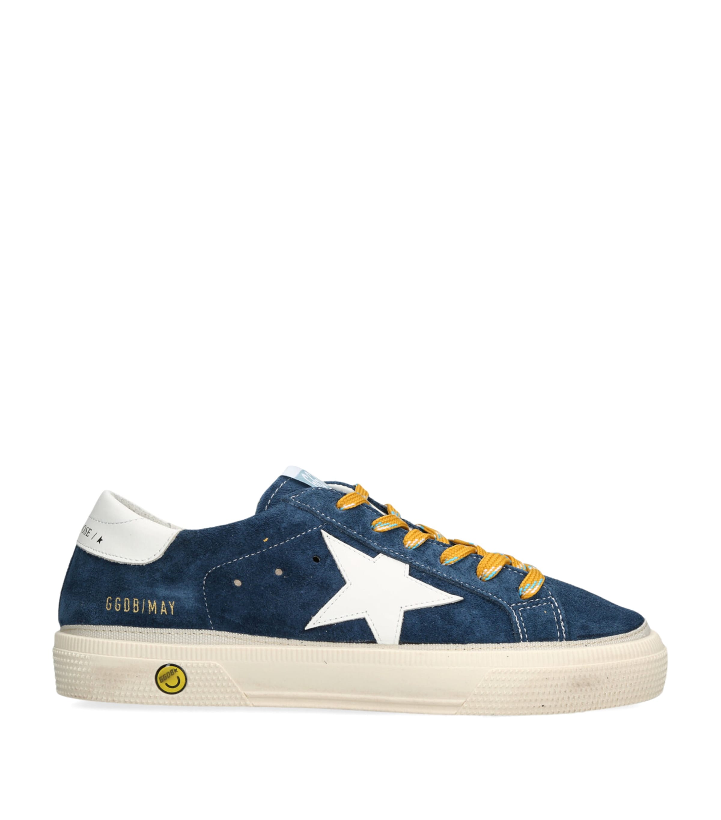Golden Goose Blue Suede May Sneakers | Harrods UK