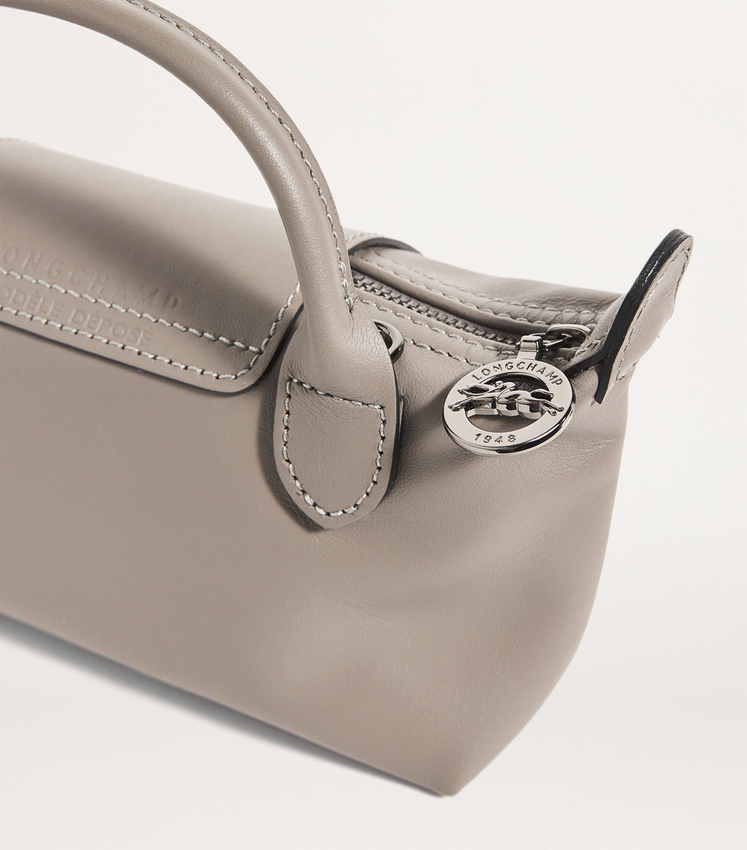 Longchamp Blue Extra-Small Leather Le Pliage Xtra Pouch | Harrods UK