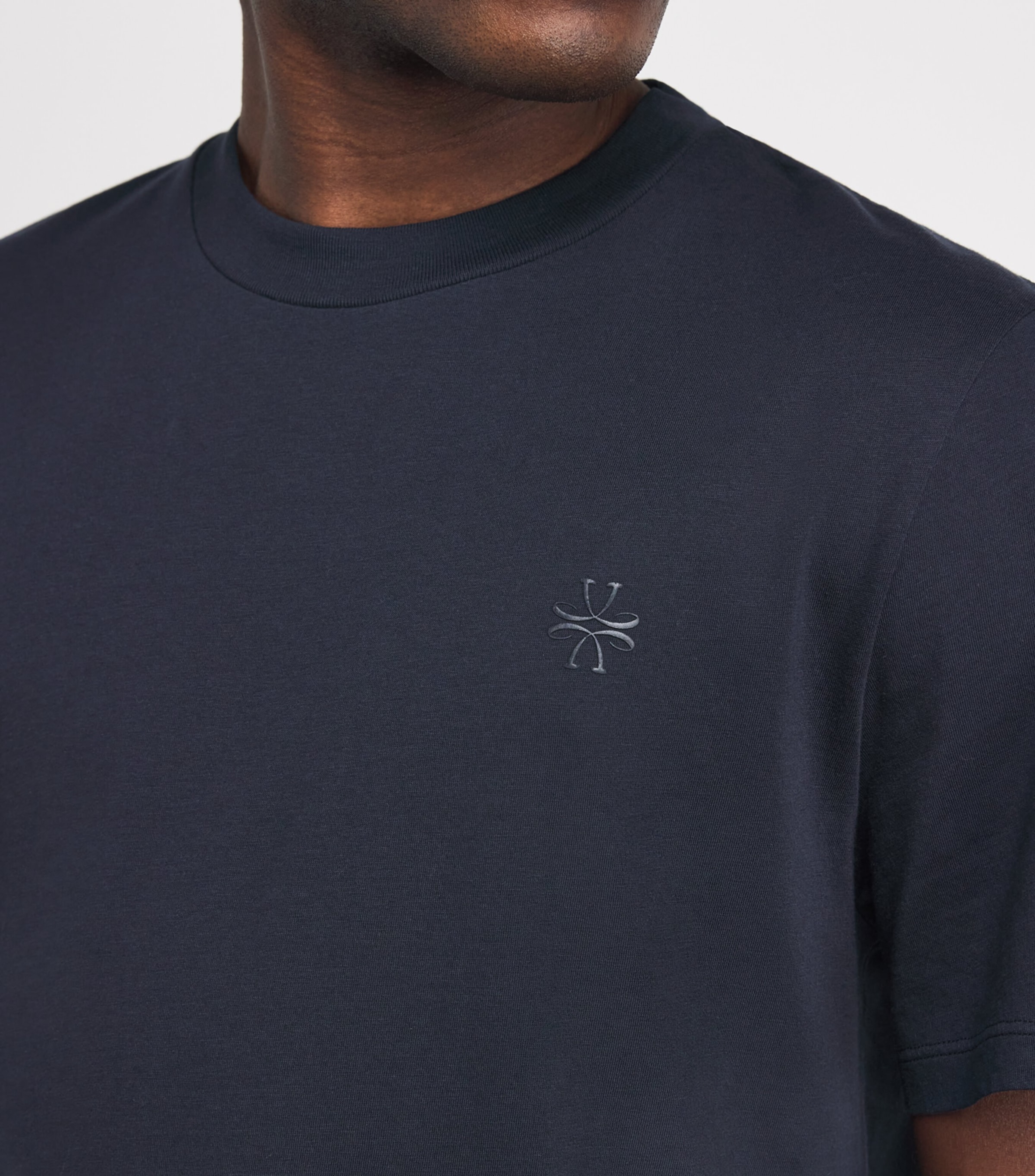 JACOB COHËN Navy Cotton Crew-Neck T-Shirt | Harrods US