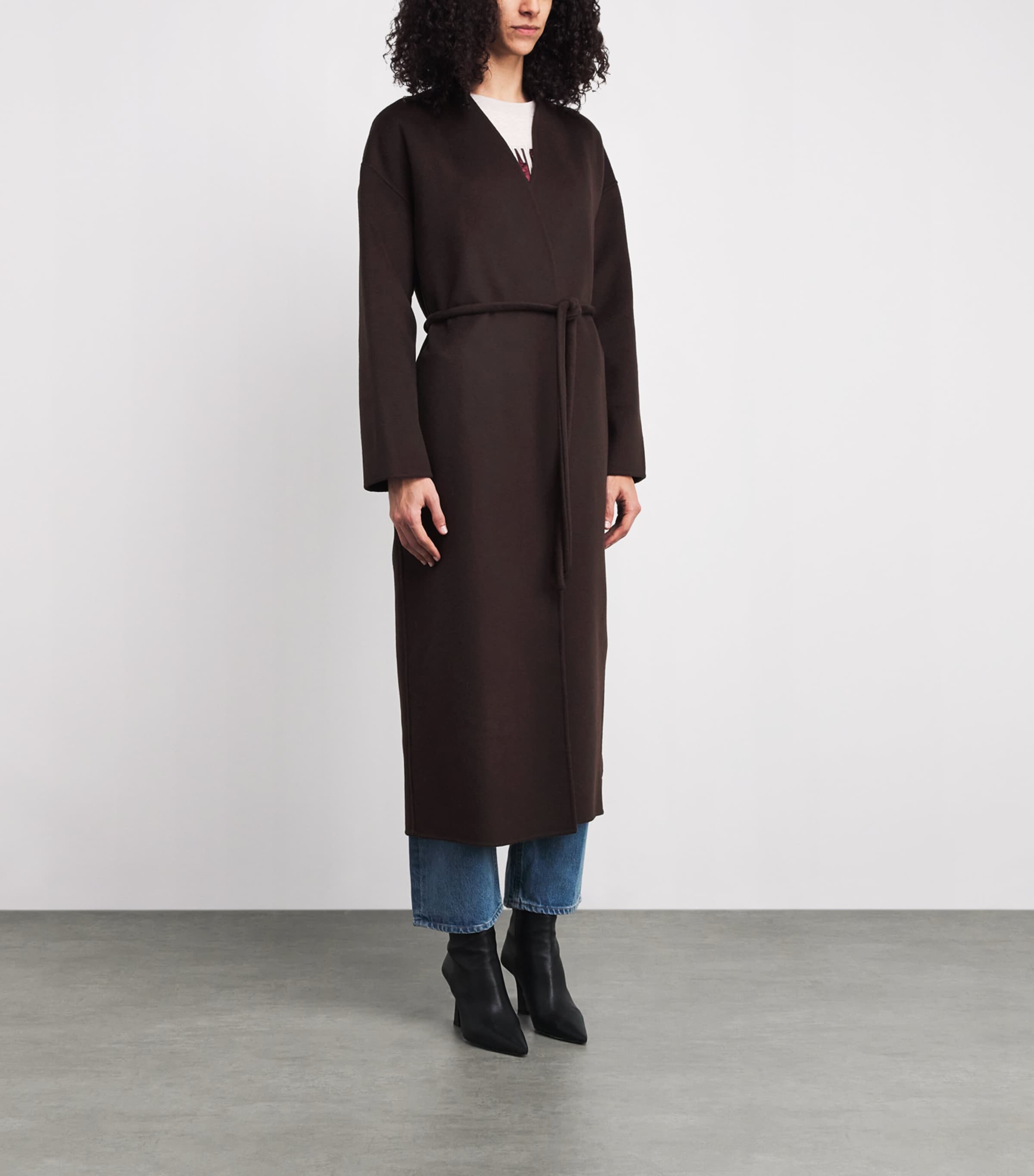 ANINE BING Brown Wool-Cashmere Hunter Coat | Harrods CA
