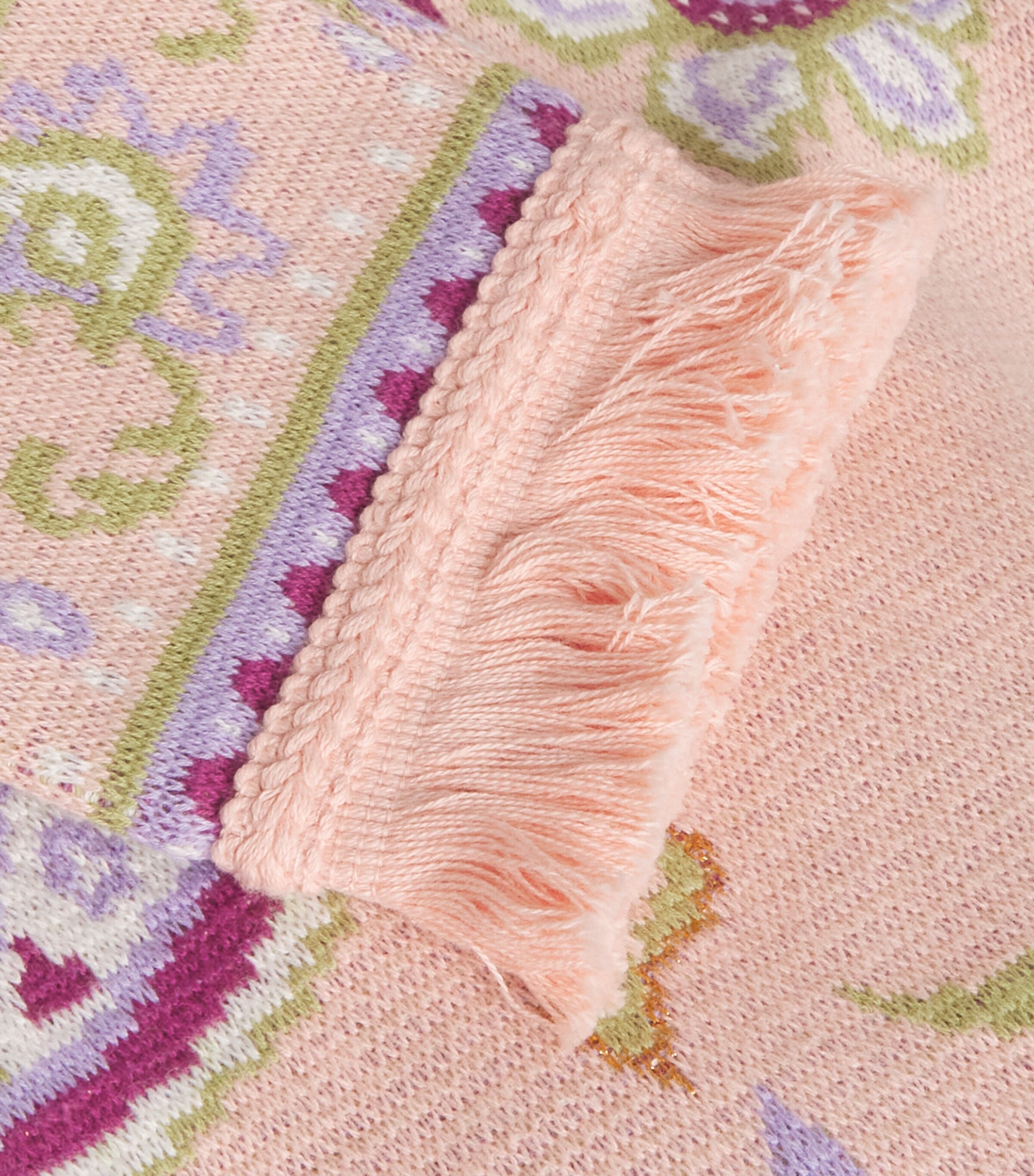 Hayley Menzies Pink Cotton Paisley Jacquard Dex Cardigan | Harrods US