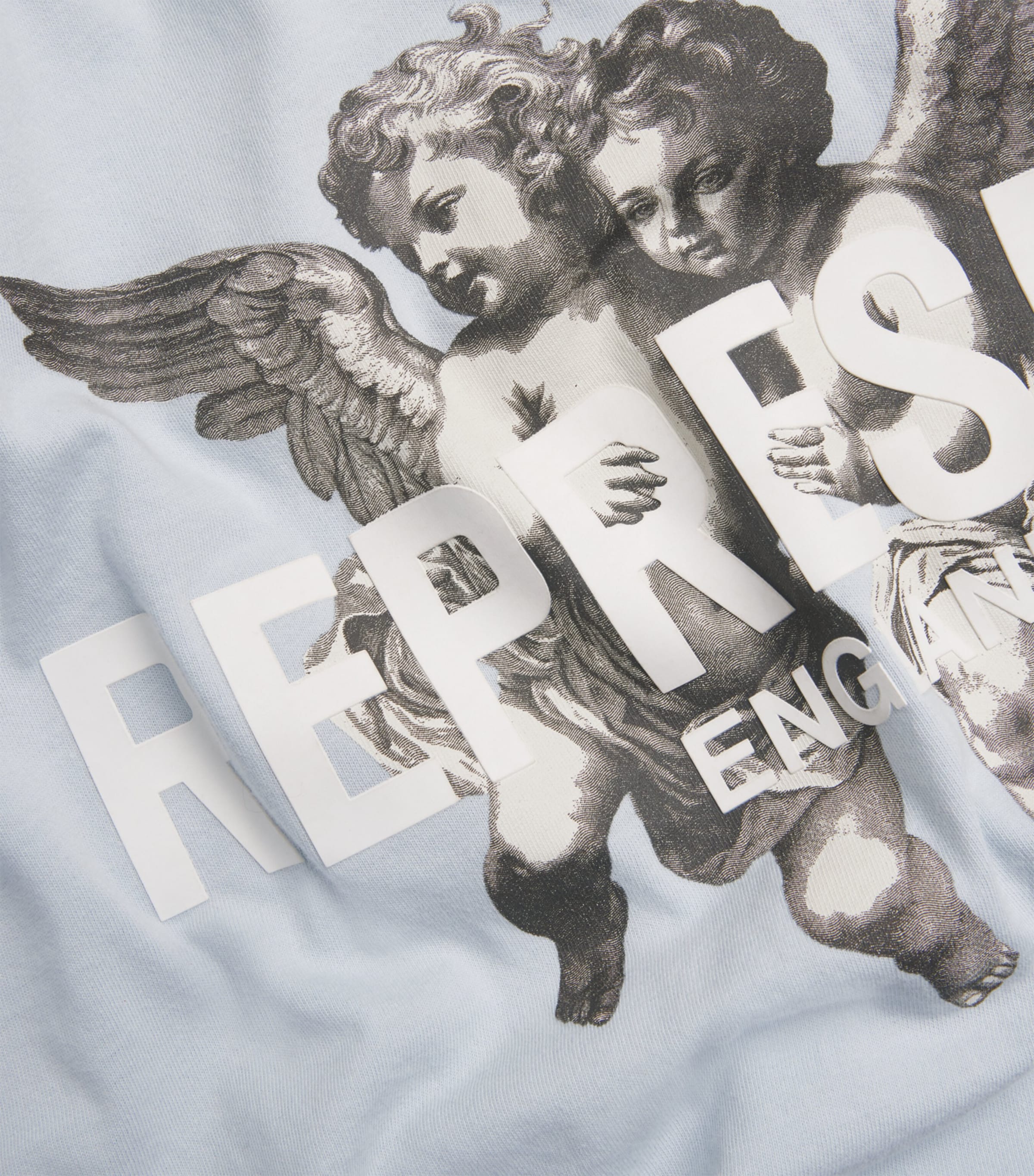 Represent Blue Cotton Legacy Cherub T-Shirt | Harrods UK
