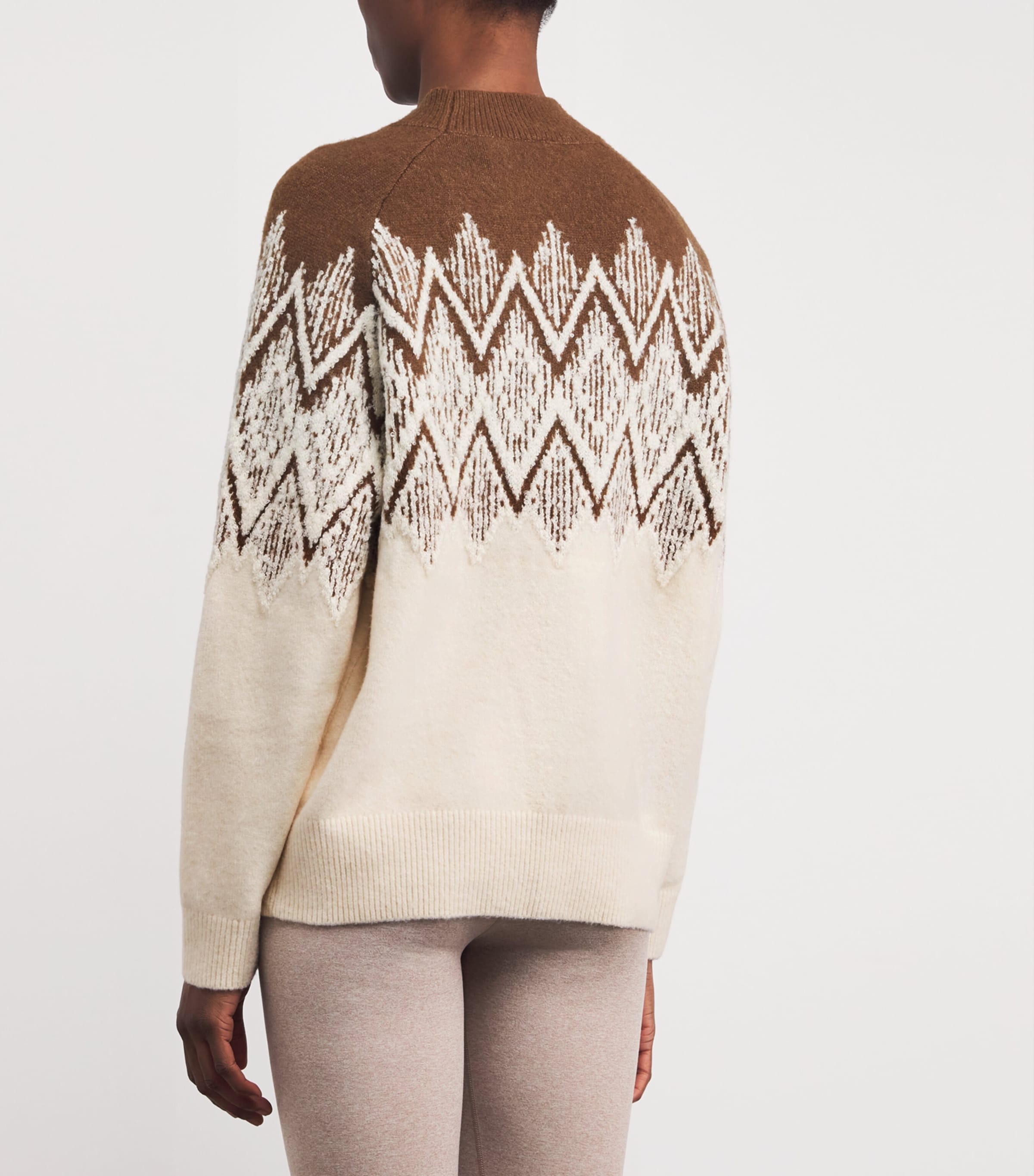 Varley Brown Fair Isle Siren 2.0 Sweater | Harrods FR