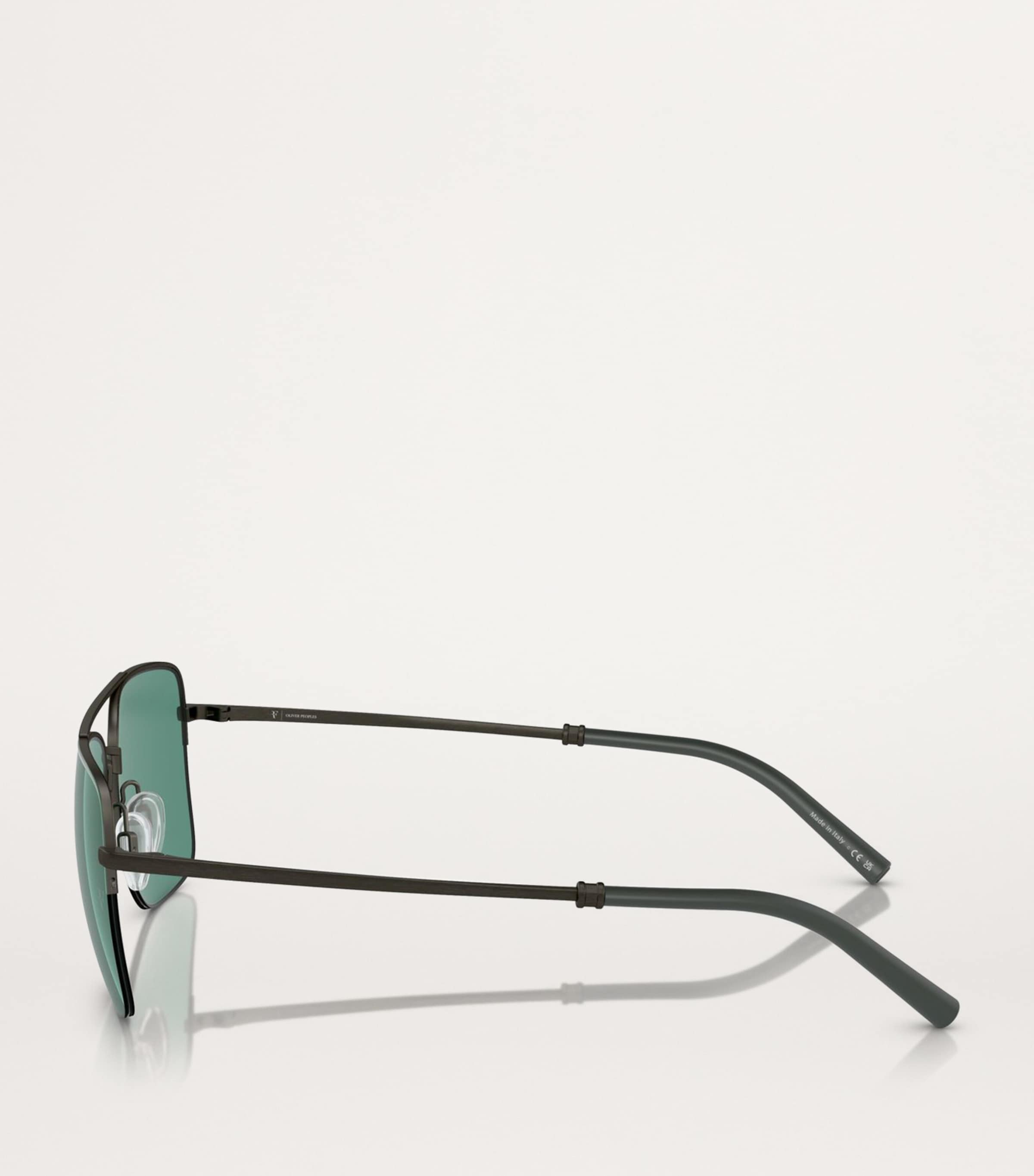 Oliver Peoples Metallic Metal R-2 Sunglasses | Harrods UK