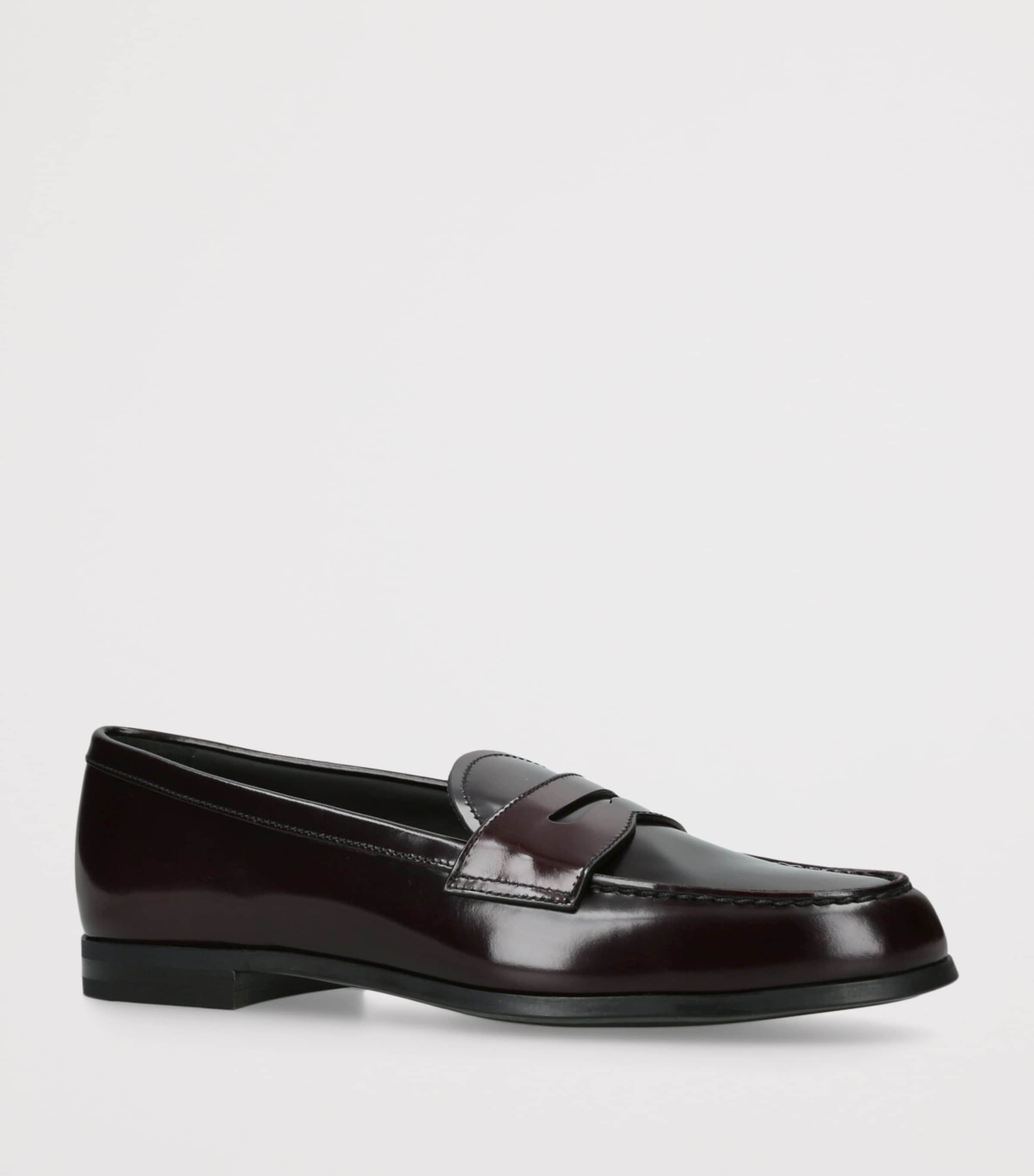 Church's Burgundy Leather Natalie Loafers | Harrods SA