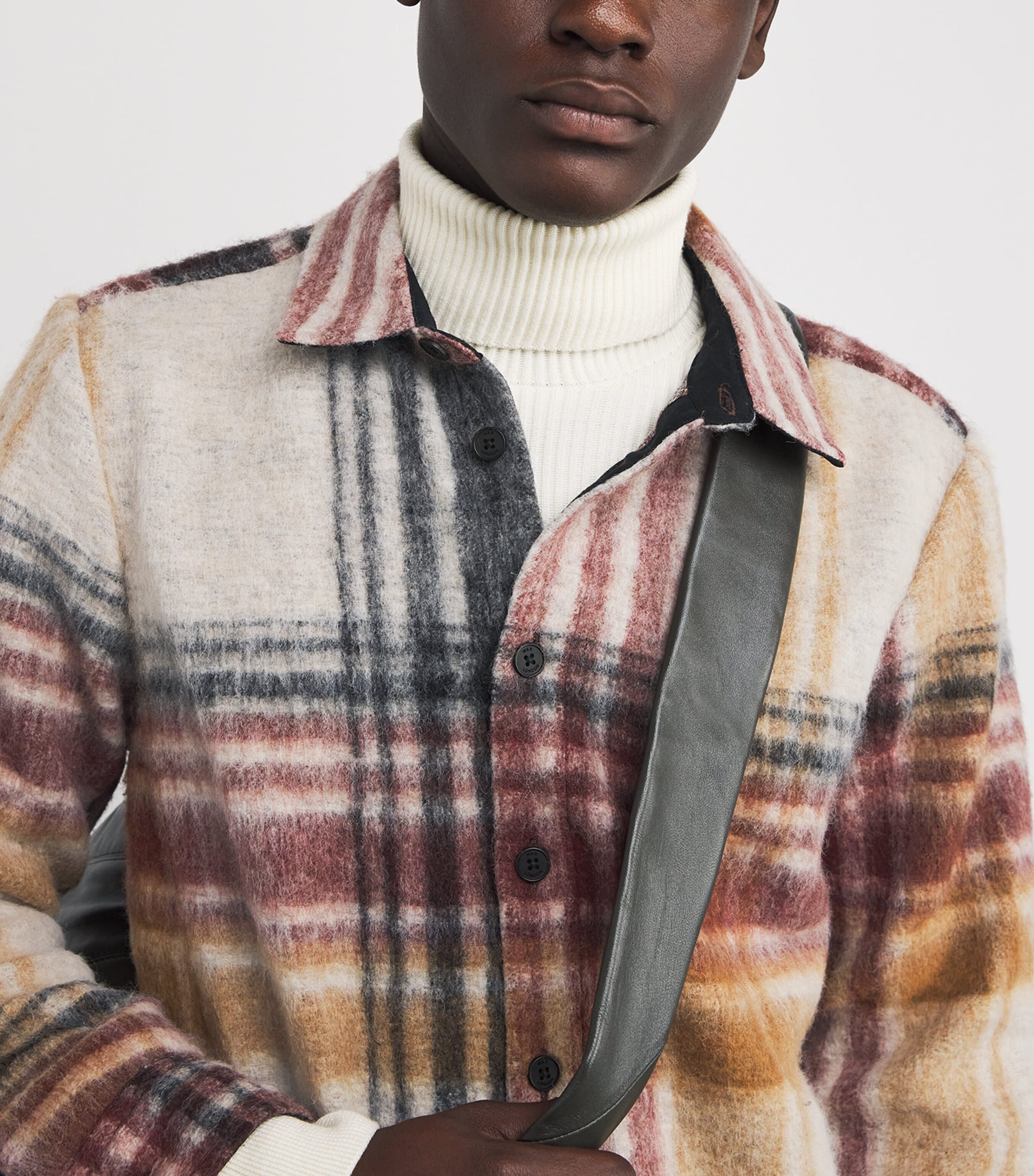 Wax London Multi Brushed Check Overshirt | Harrods US
