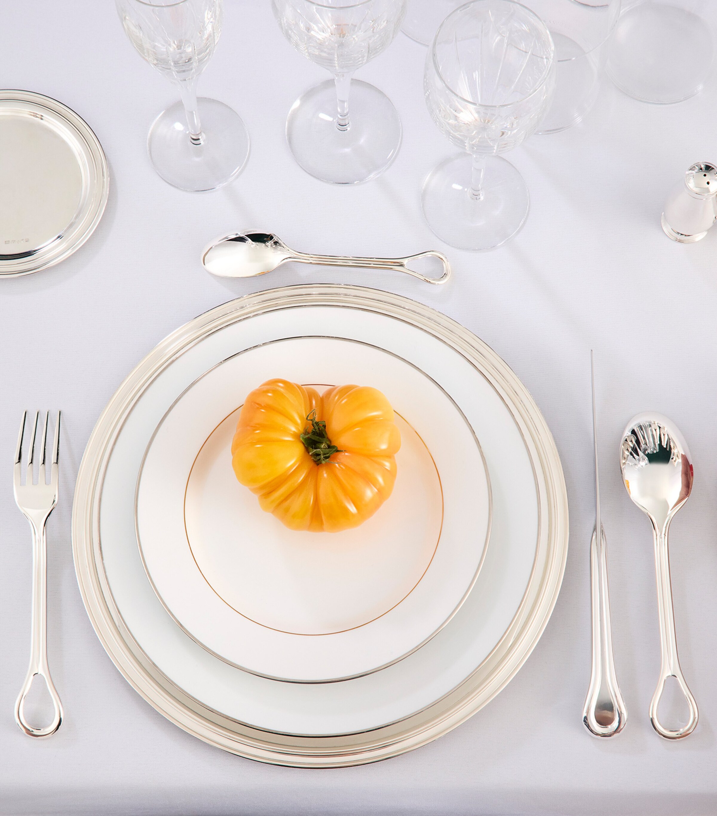 Christofle Silver-Plated Gilded Shell Carrousel Cutlery Set | Harrods AU