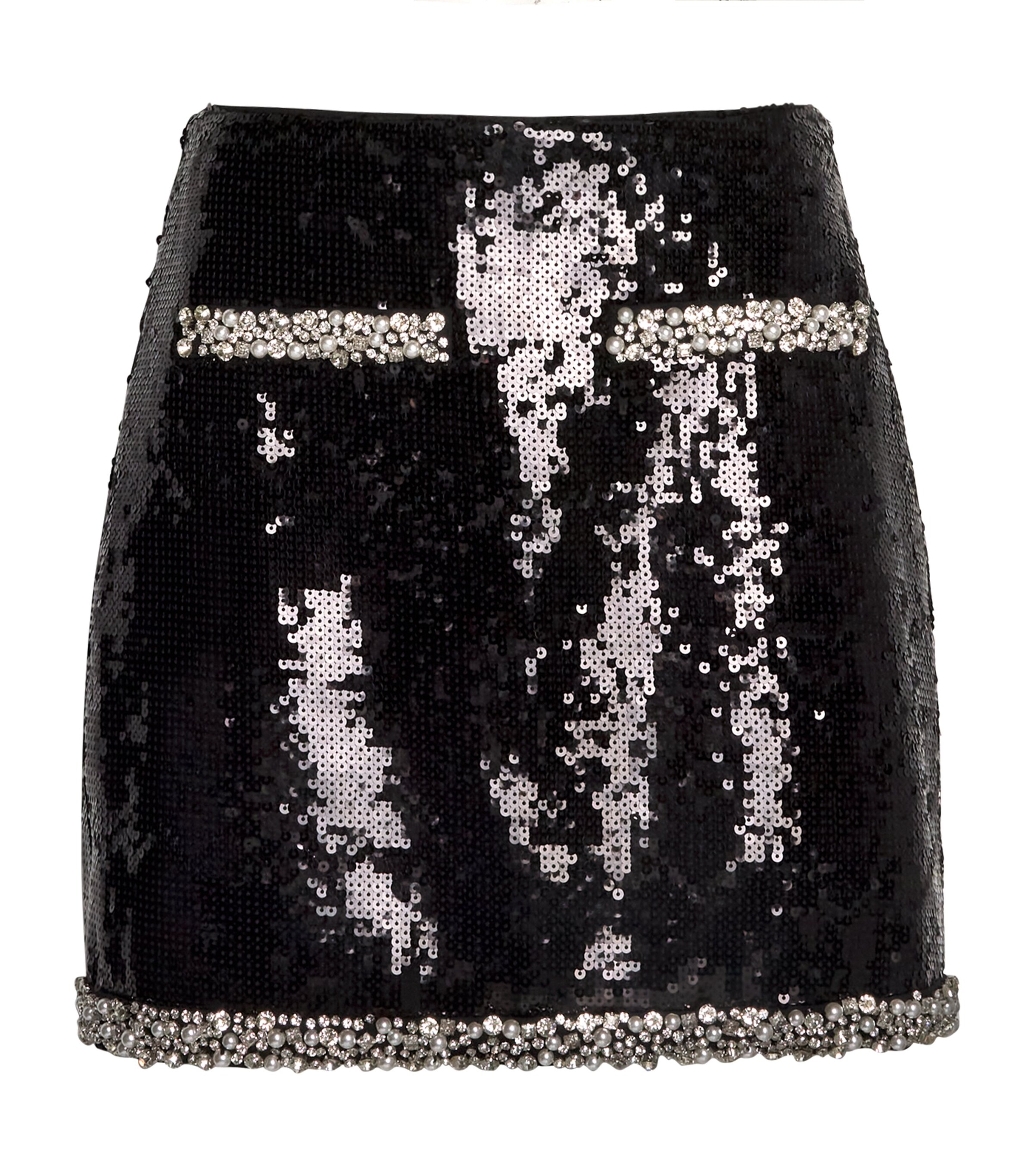 Veronica Beard x Poppy Delevingne Embellished Perry Mini Skirt | Harrods UK